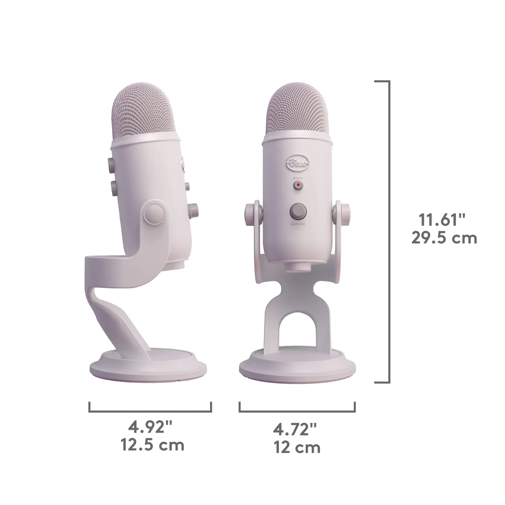 Mikrofon, Blue Yeti USB Mic, Off White - Køb billigt på Grafical.dk