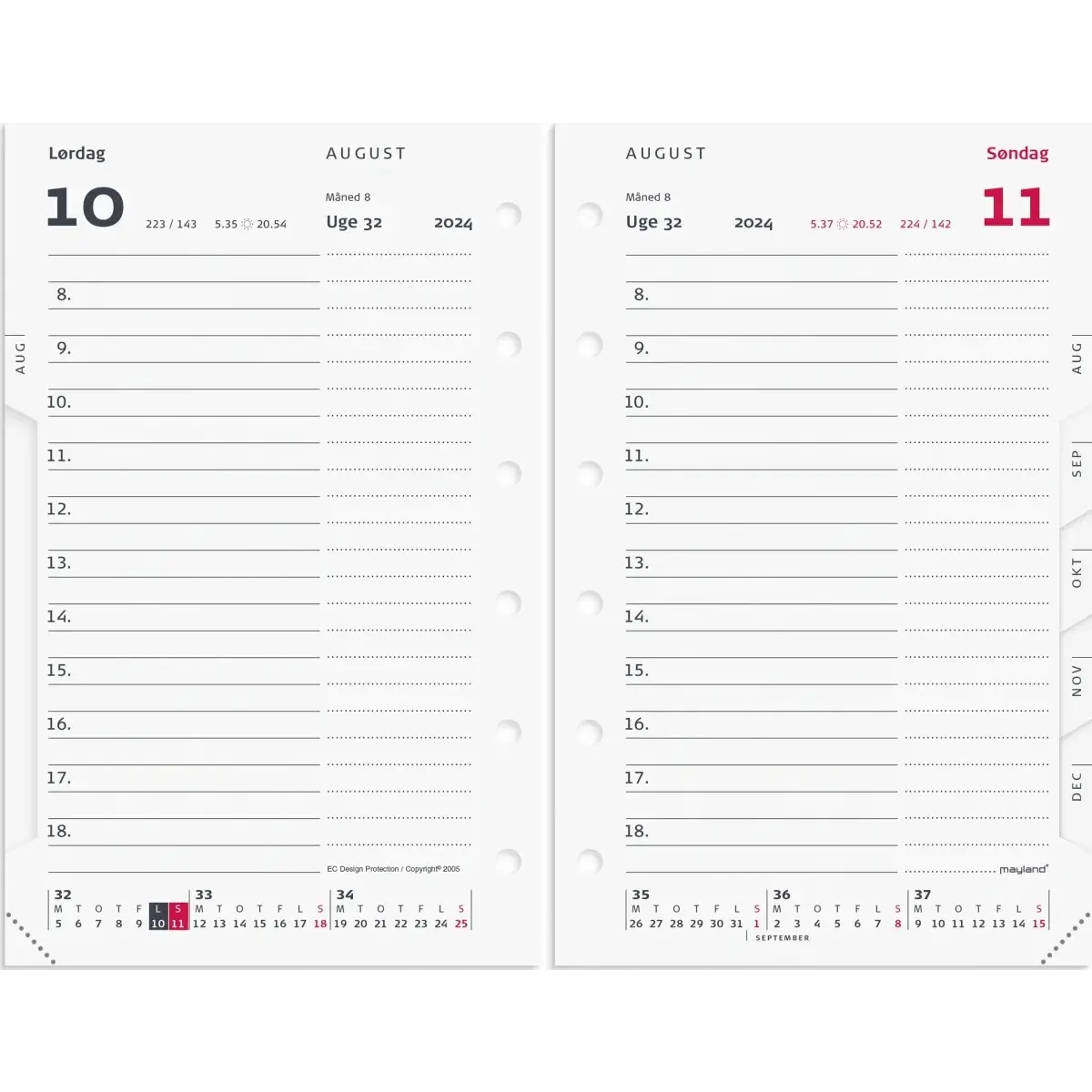 Ugekalender 2024 - Største udvalg af kalender med uger