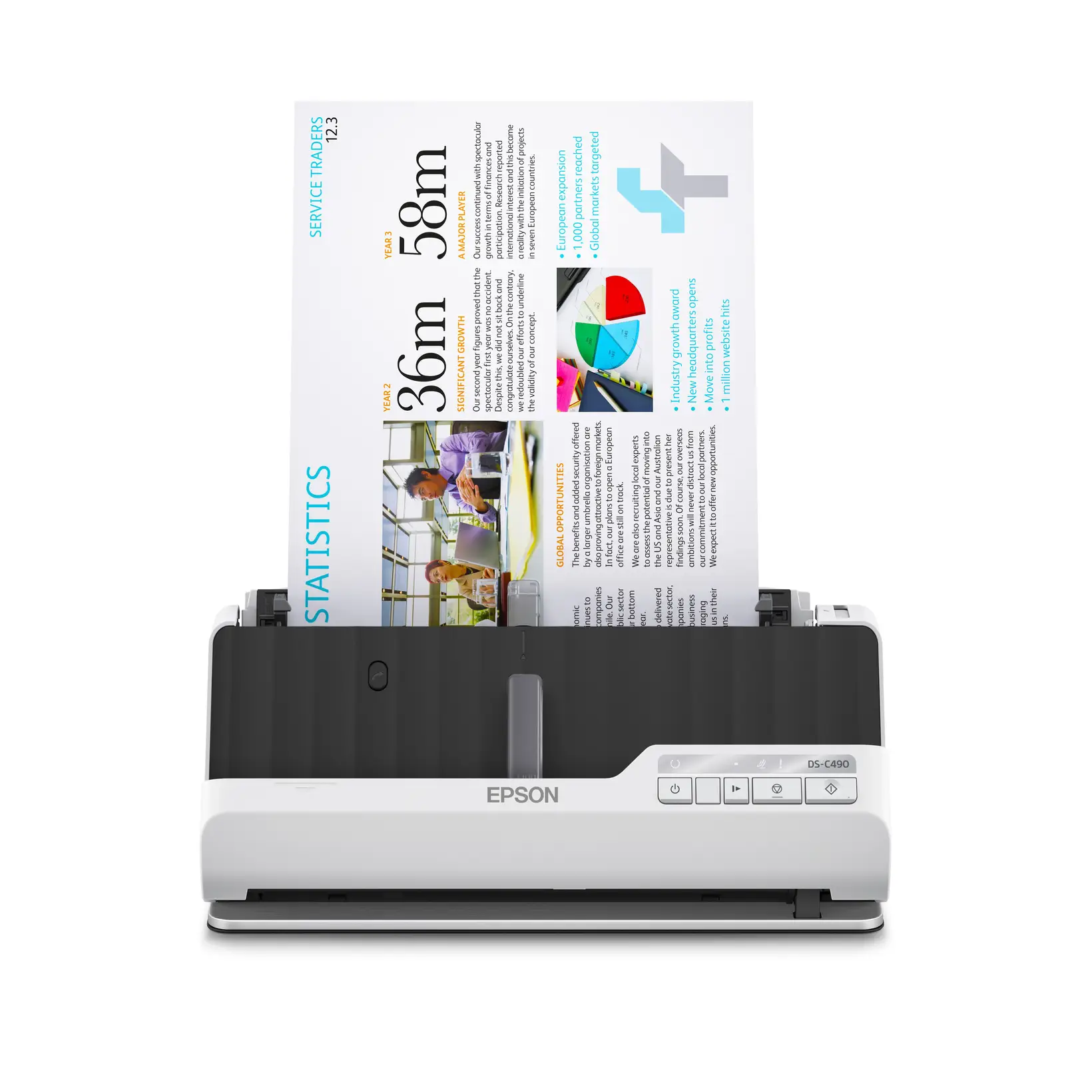 Epson Workforce ES-C320W compact Wi-Fi scanner - Køb billigt på Grafical.dk