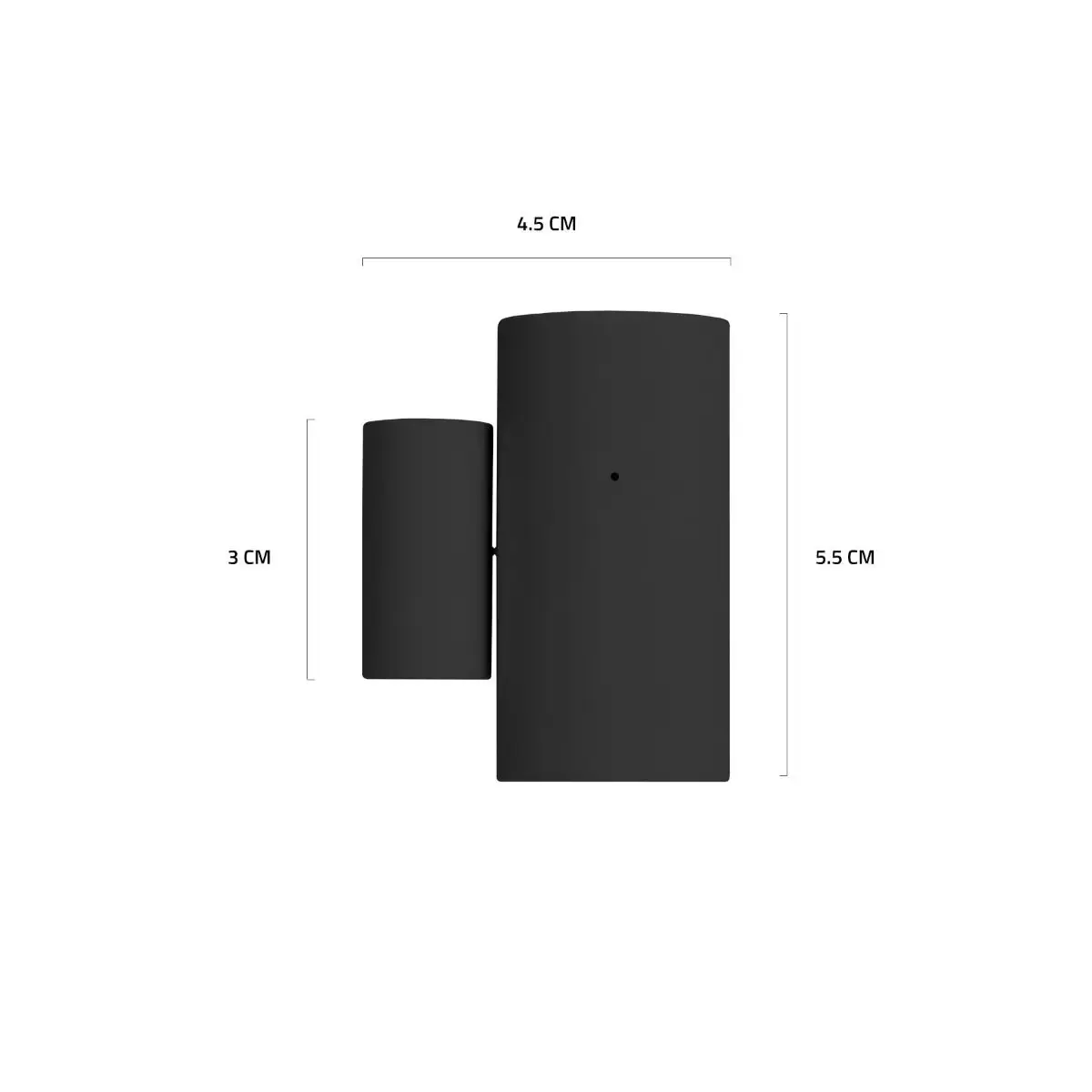 Smart Bluetooth Kontaktsensor - Hombli Sort - Køb billigt på Grafical.dk