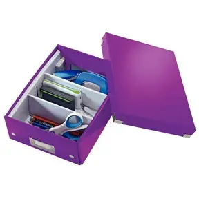 Sorteringskasse Leitz Organizer boks Click&Store mellem WOW lilla - Køb ...