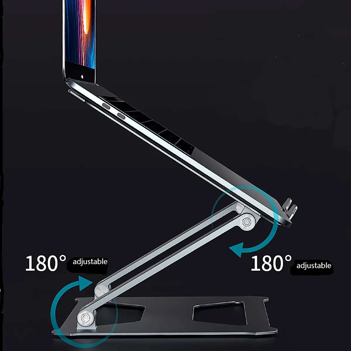 Laptop stand Philbert Laptop Desk Universal w. key SpaceGray - Køb ...