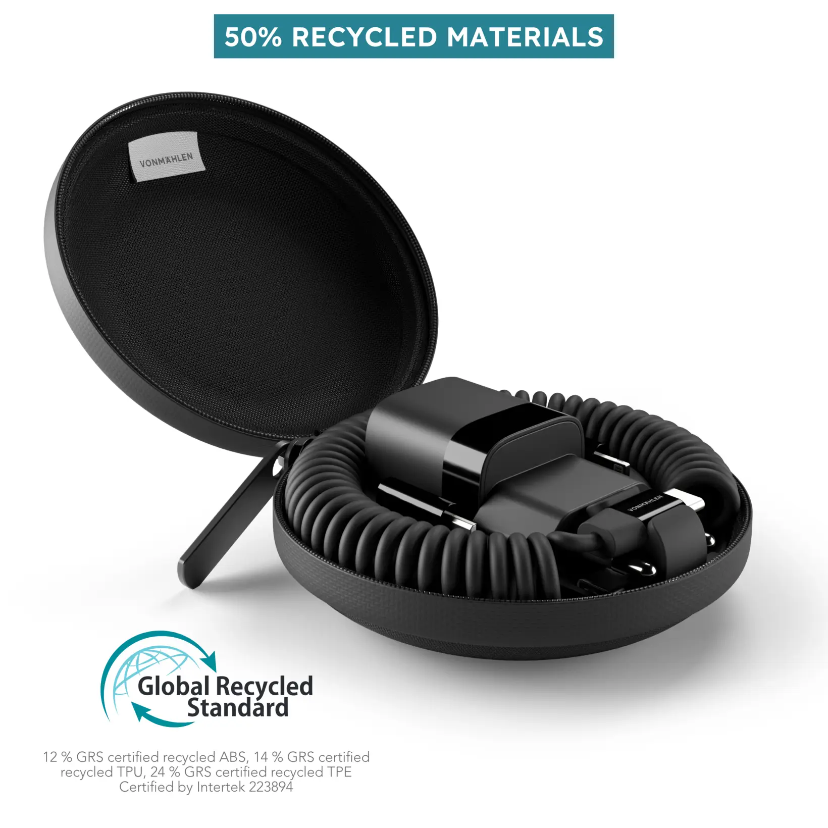 Vonmählen allroundo GaN - The GaN Charger+All-In-One Cable Black - Køb ...