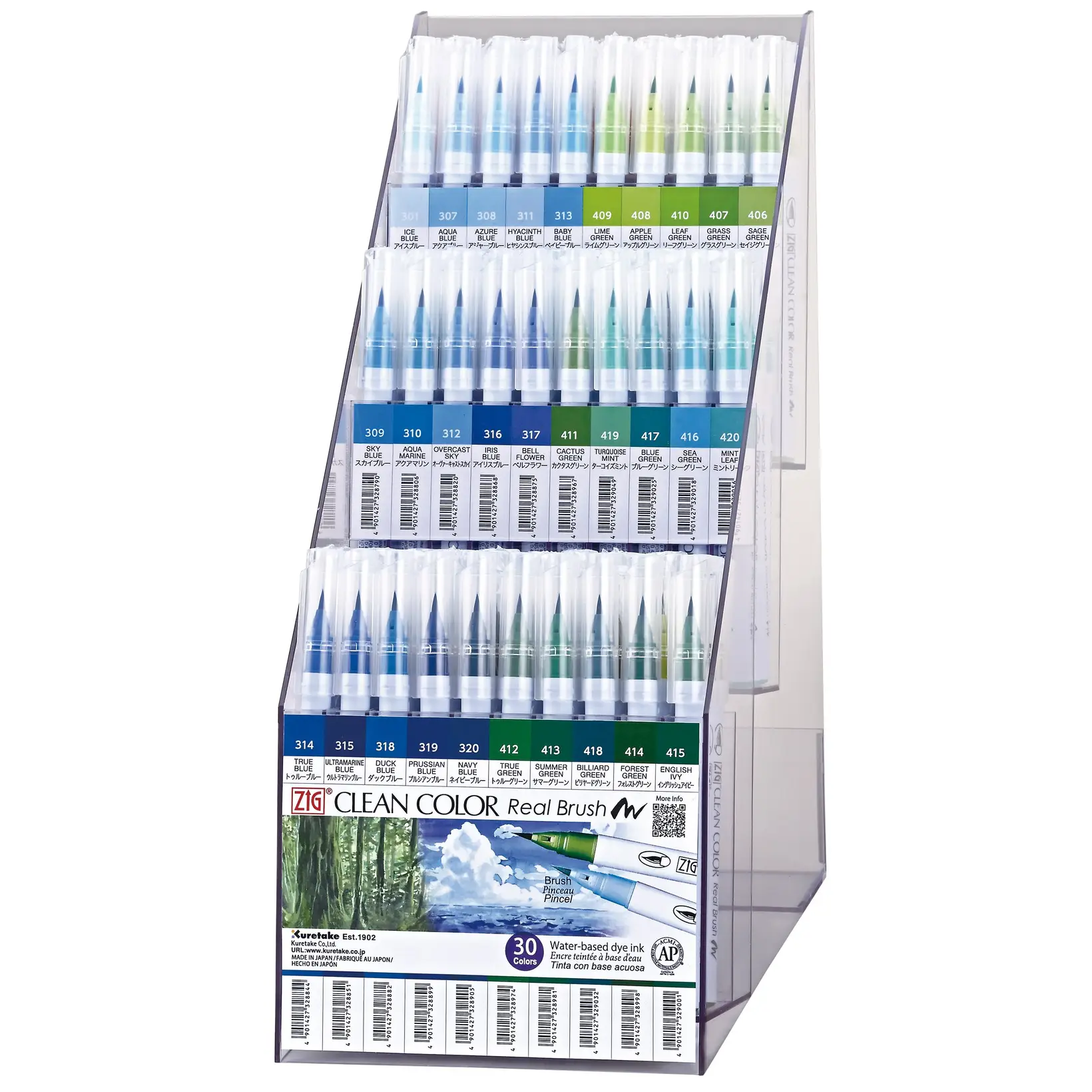 ZIG CLEAN COLOR Real Brush 120 Display - Køb billigt på Grafical.dk