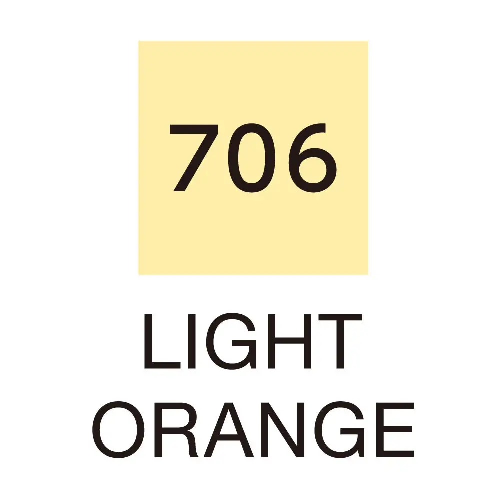 Penseltusser ZIG Clean Color 706 lys orange - Køb minimum 30 stk. - Køb ...