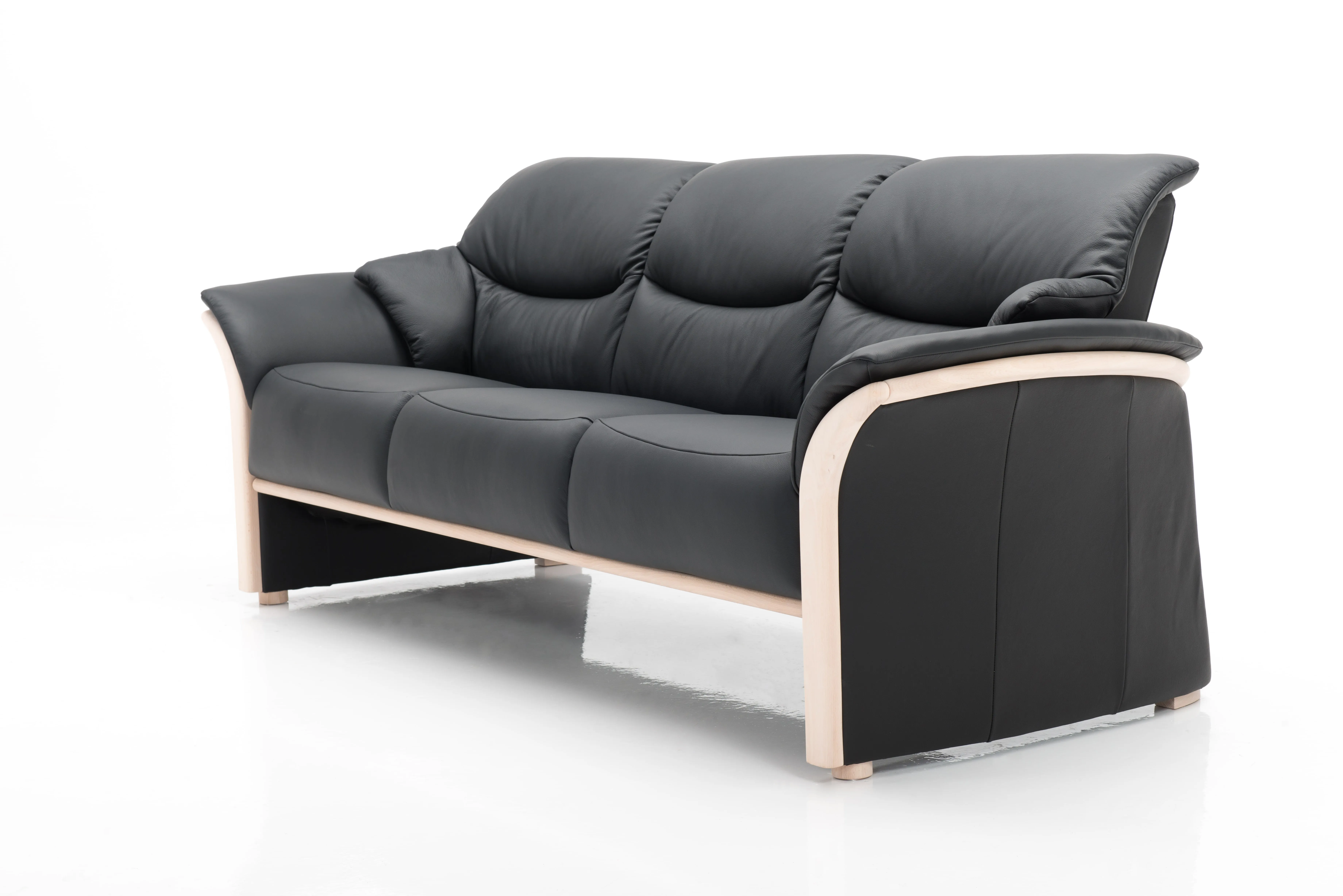 Dover sofa 3 og 2 pers. i læder med maksimal komfort