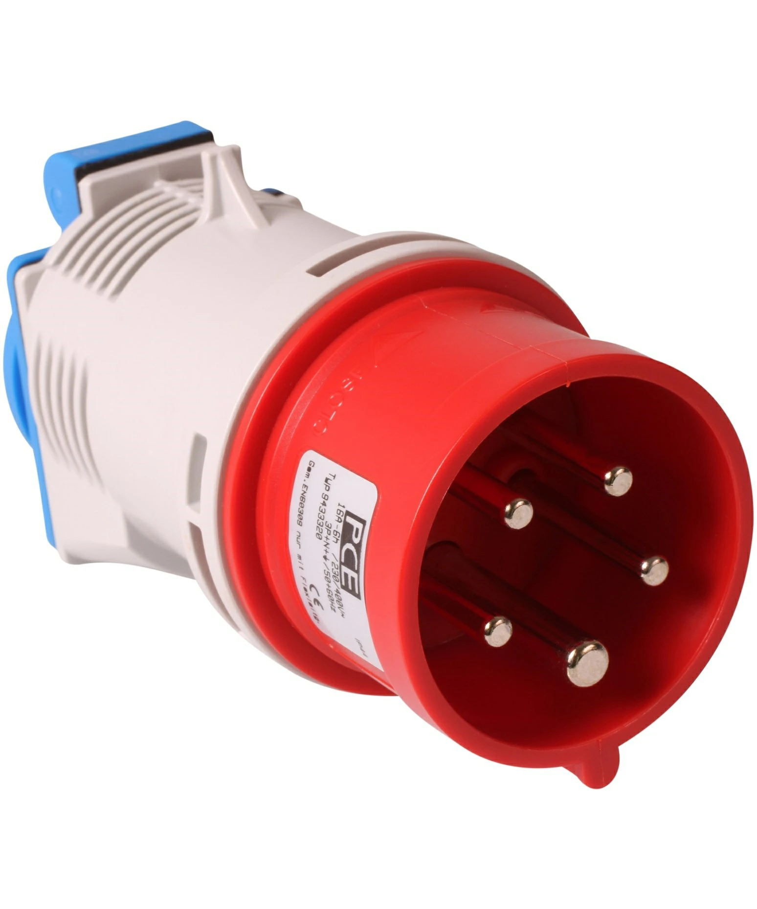 adapter hanstik 400V 16A / 230V 10A hunstik m/jord