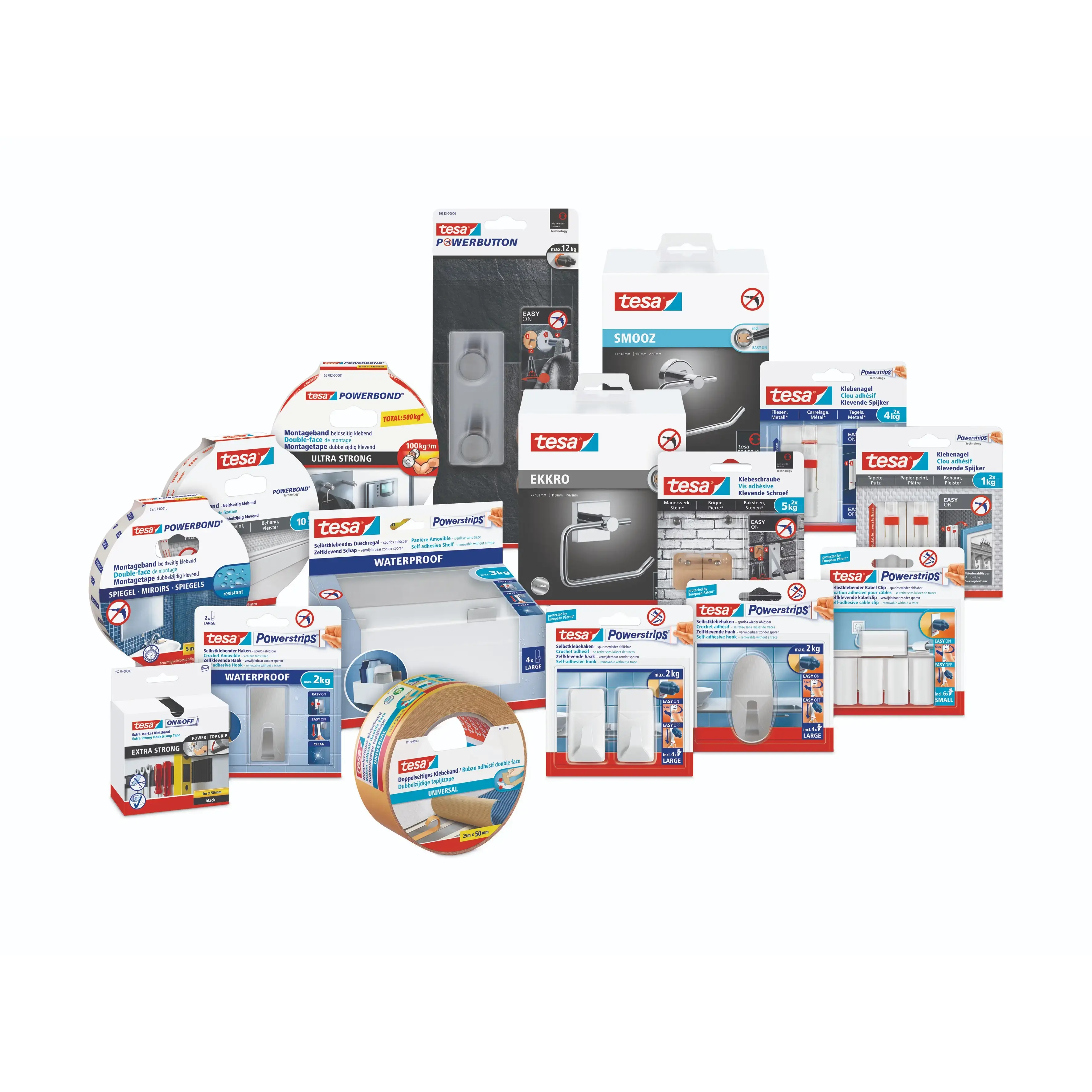 Burretape - Tesa 55224 - Sort - 20 mm x 1 m - Selvklæbende - Køb ...