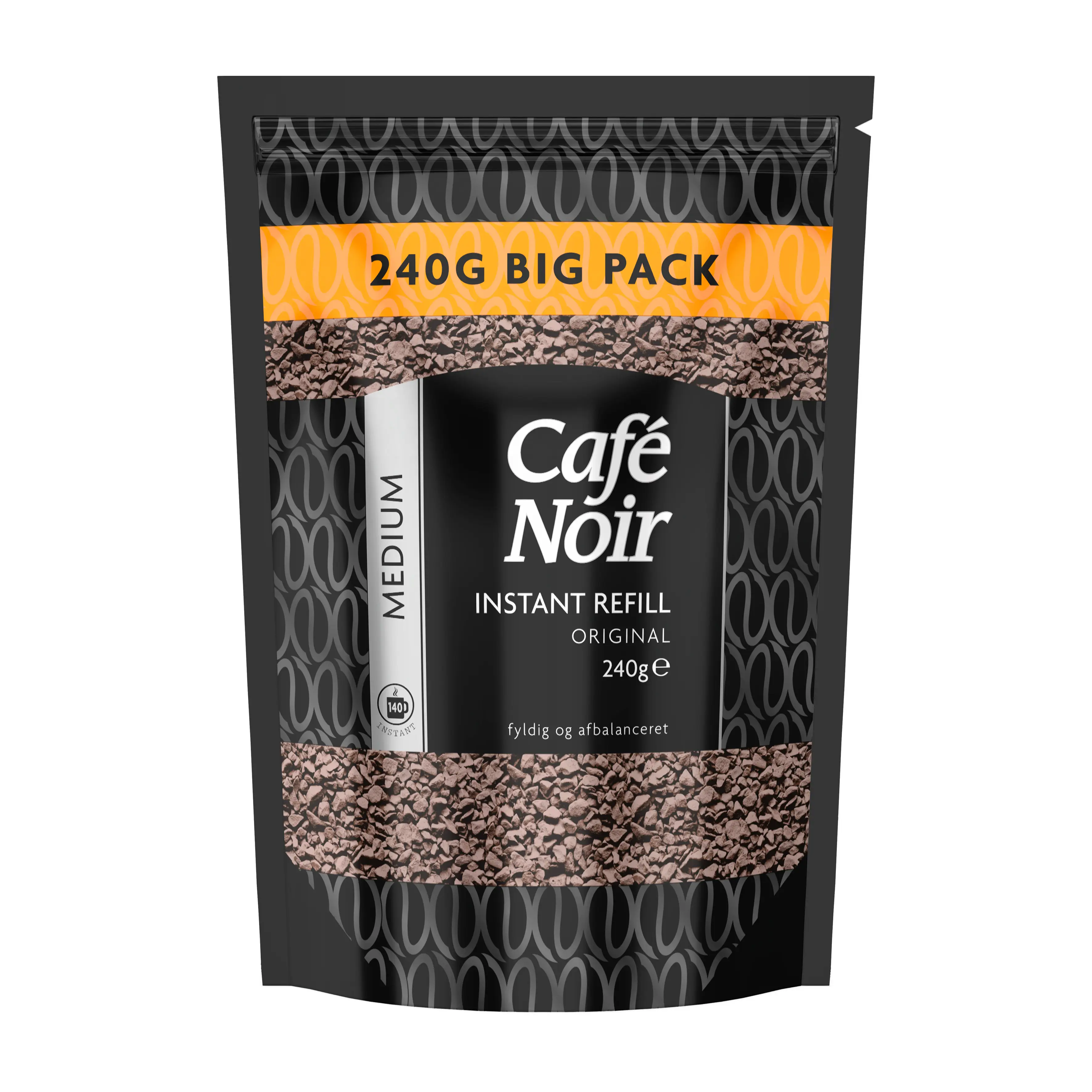 Kaffe Café Noir Instant refill - 240g - 9 stk - Køb billigt på Grafical.dk