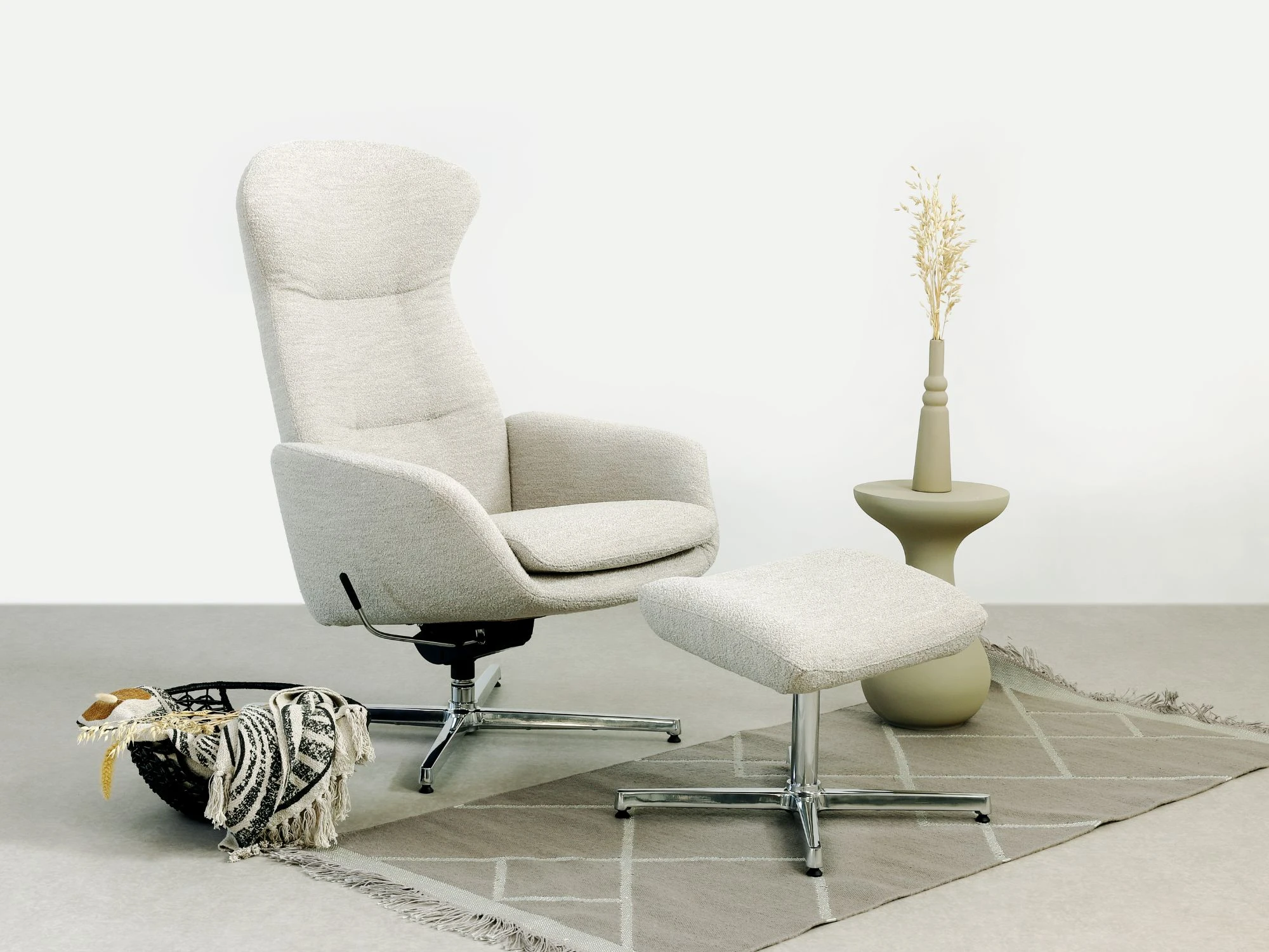 Nu på TILBUD - Kebe Aerofoil lænestol - bolighuset.dk