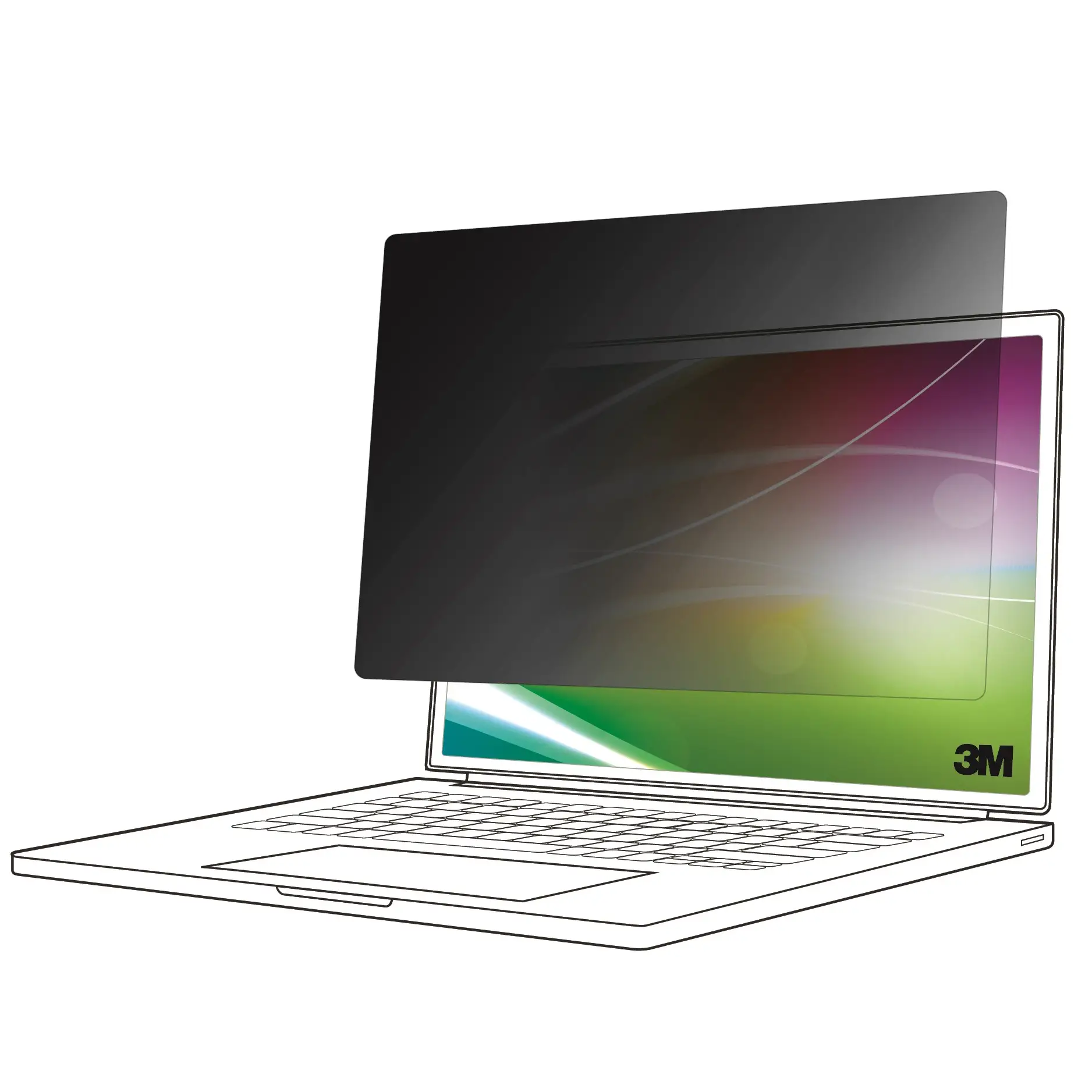 3M Bright Screen Privacy Filter for 13.3'' 16:9 full screen - Køb ...