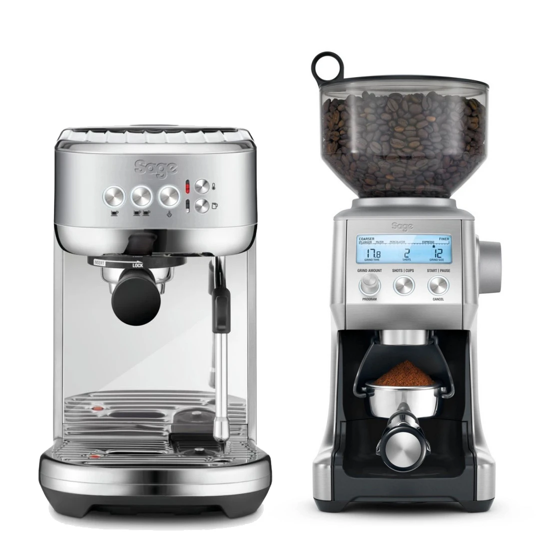 SAGE The Bambino Plus inkl. Smart Grinder kaffekværn