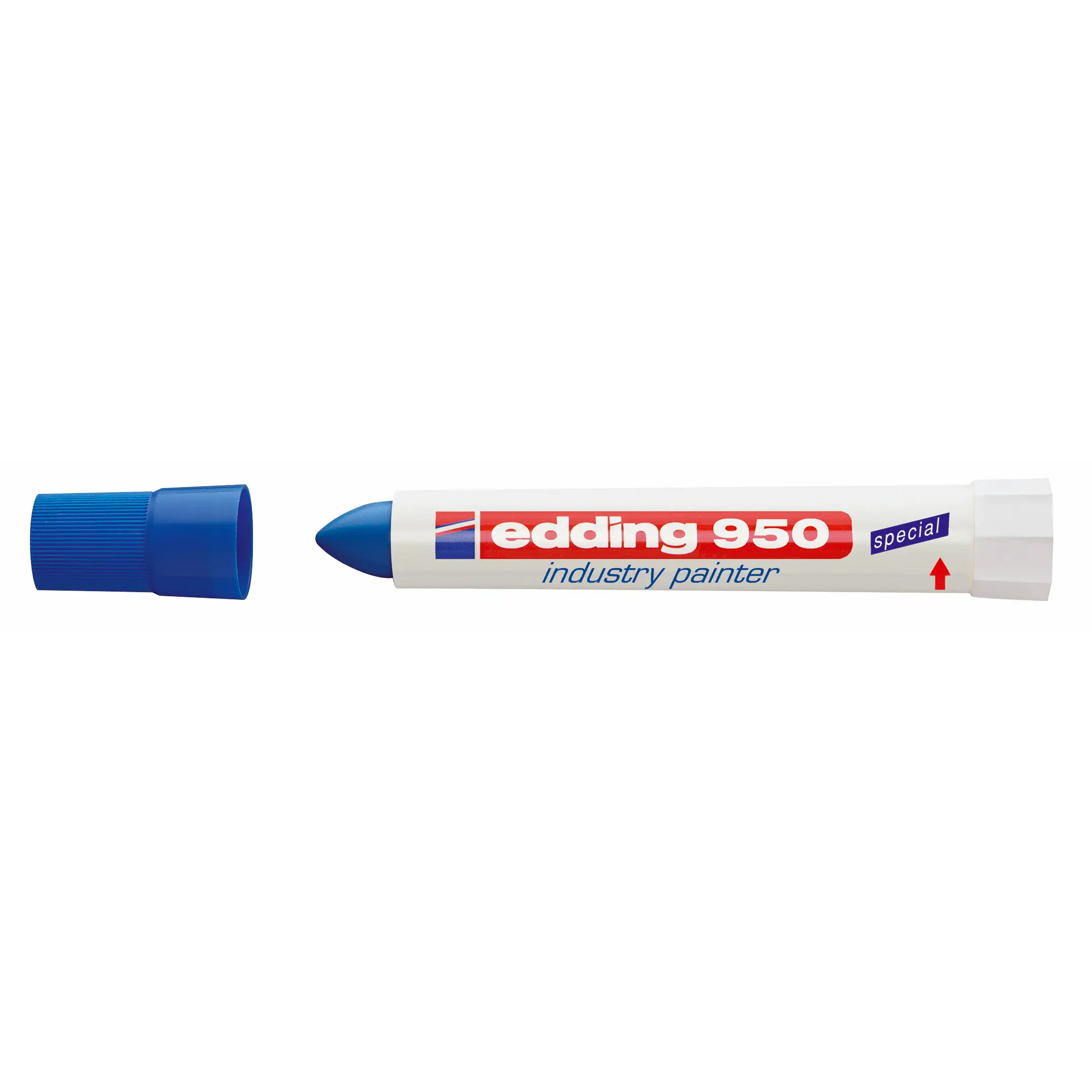 Edding 950 industry painter - Permanent blå marker 10 mm - 10 stk - Køb ...