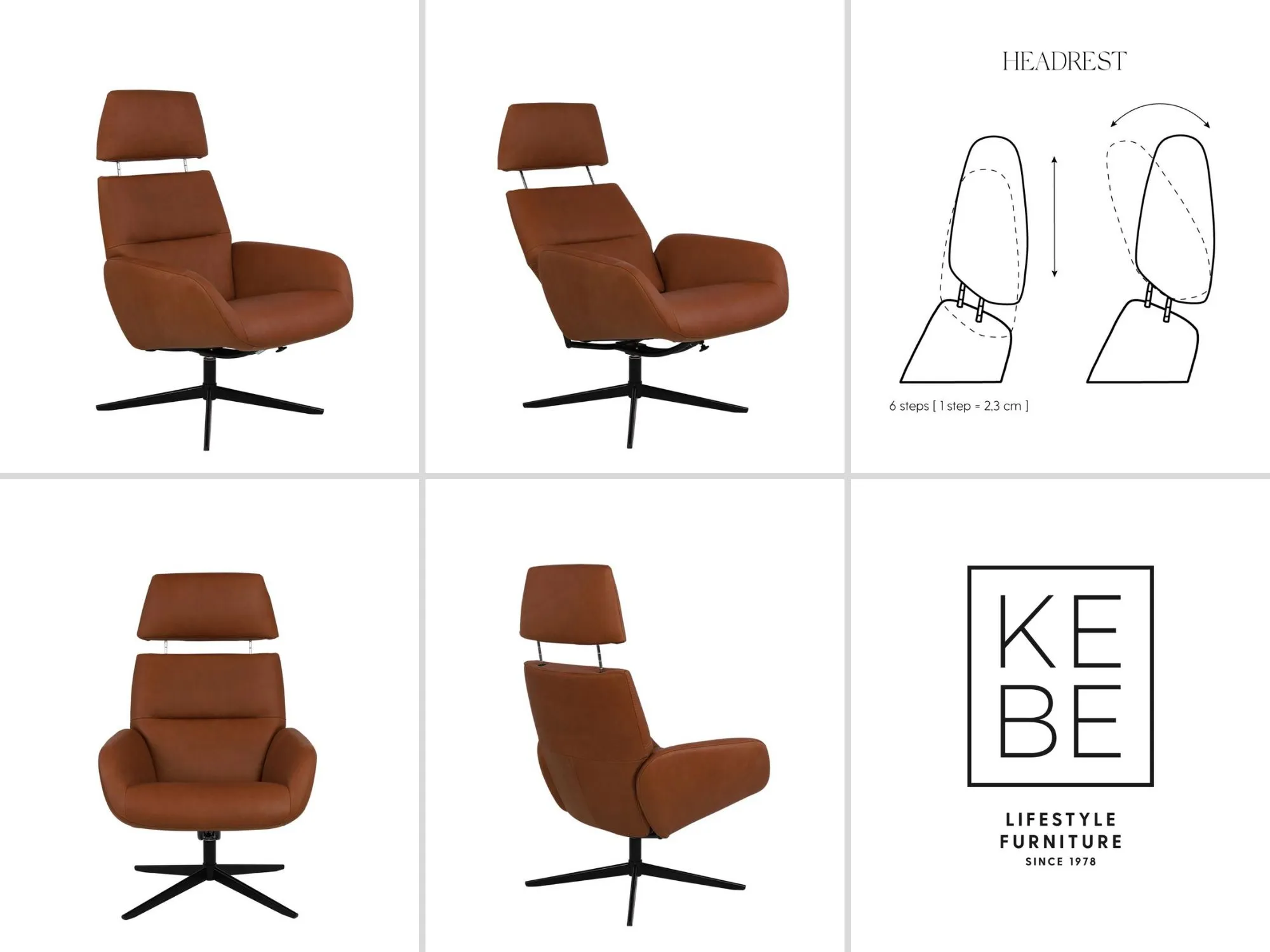 Nu på TILBUD - Kebe Ergo Plus lænestol - bolighuset.dk