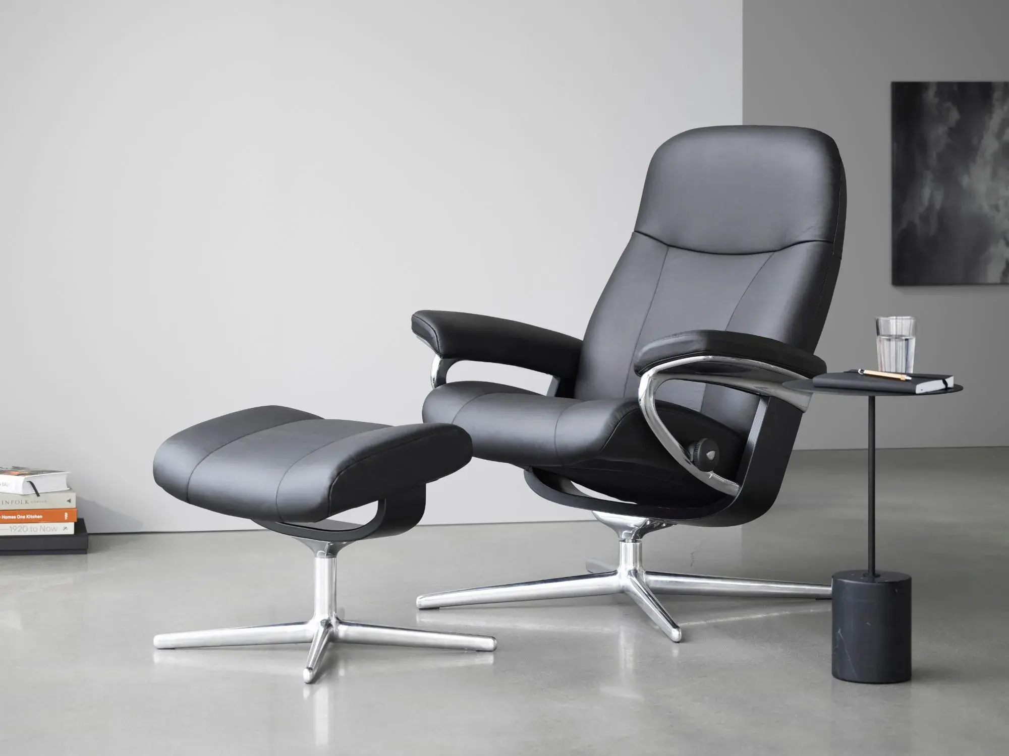 Nu på TILBUD - Stressless® Ruby lænestol + skammel - bolighuset.dk