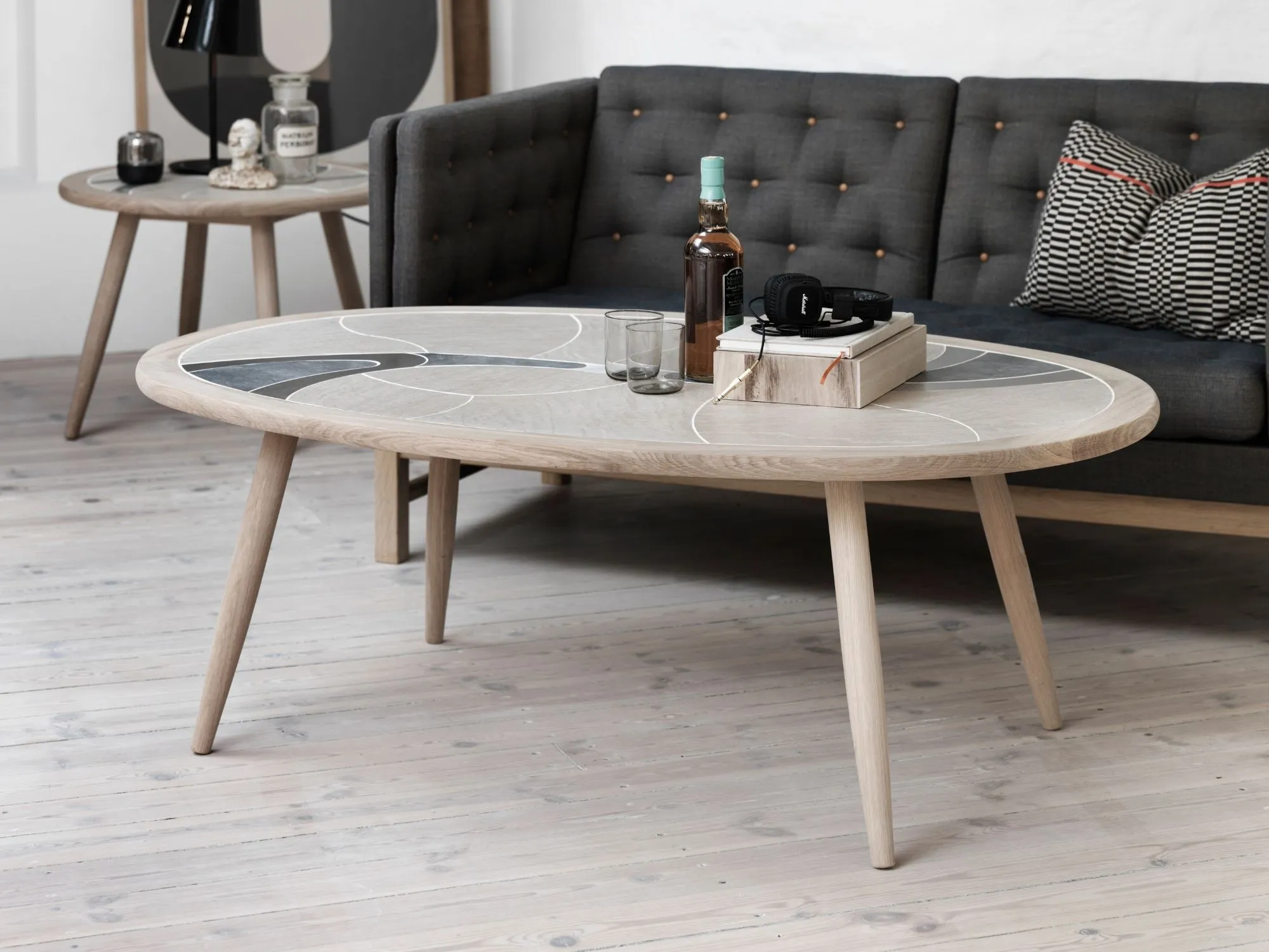 Haslev Kakkelbord 3461 sofabord- Prisgaranti - Fri fragt - bolighuset.dk