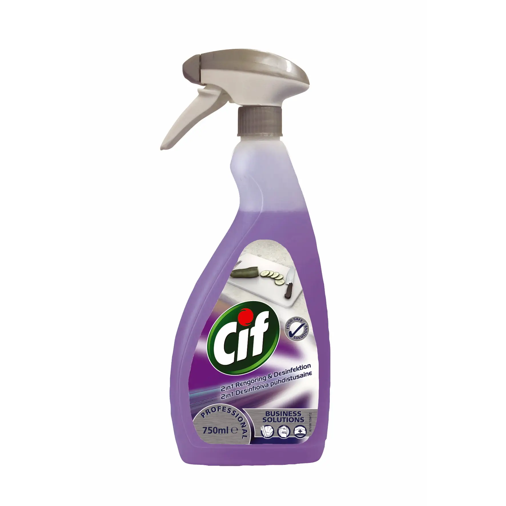 Rengørings- og desinfektionsmiddel - Cif 2 in 1 Spray - køkken - 750 ml ...