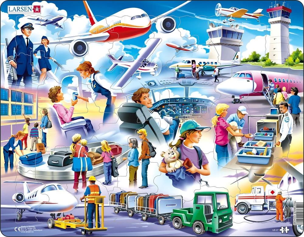 PUZZLE, AIRPORT, 42 PIECES
