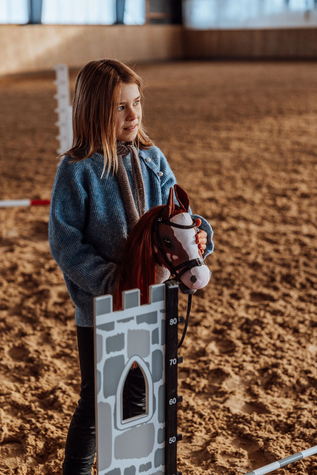 Castle Show Jumping Fence for Your Hobby Horse Course!