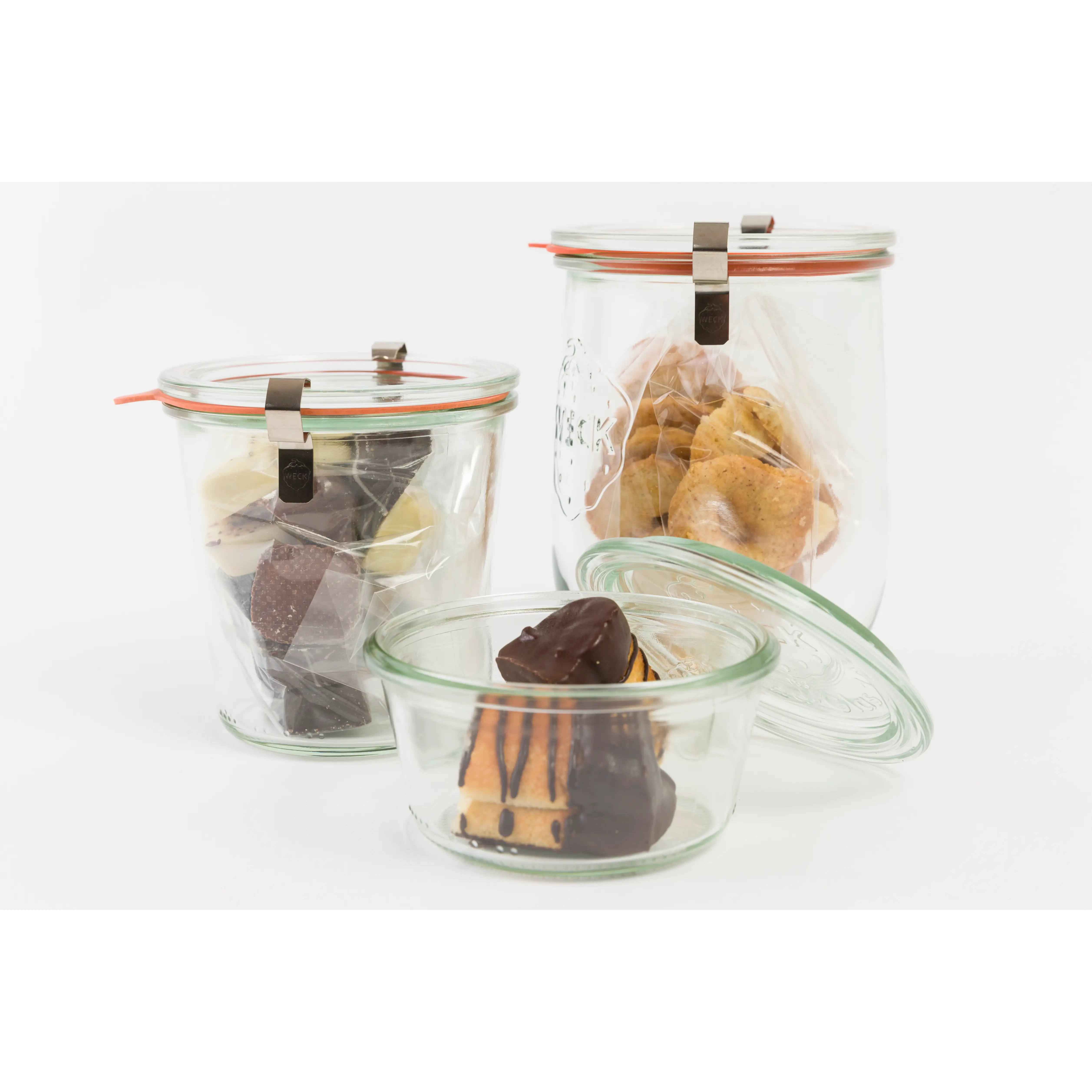 Weck Sylteglas med låg, 290 ml, Ø10 cm, H5,5 cm - 6 stk - Køb billigt ...