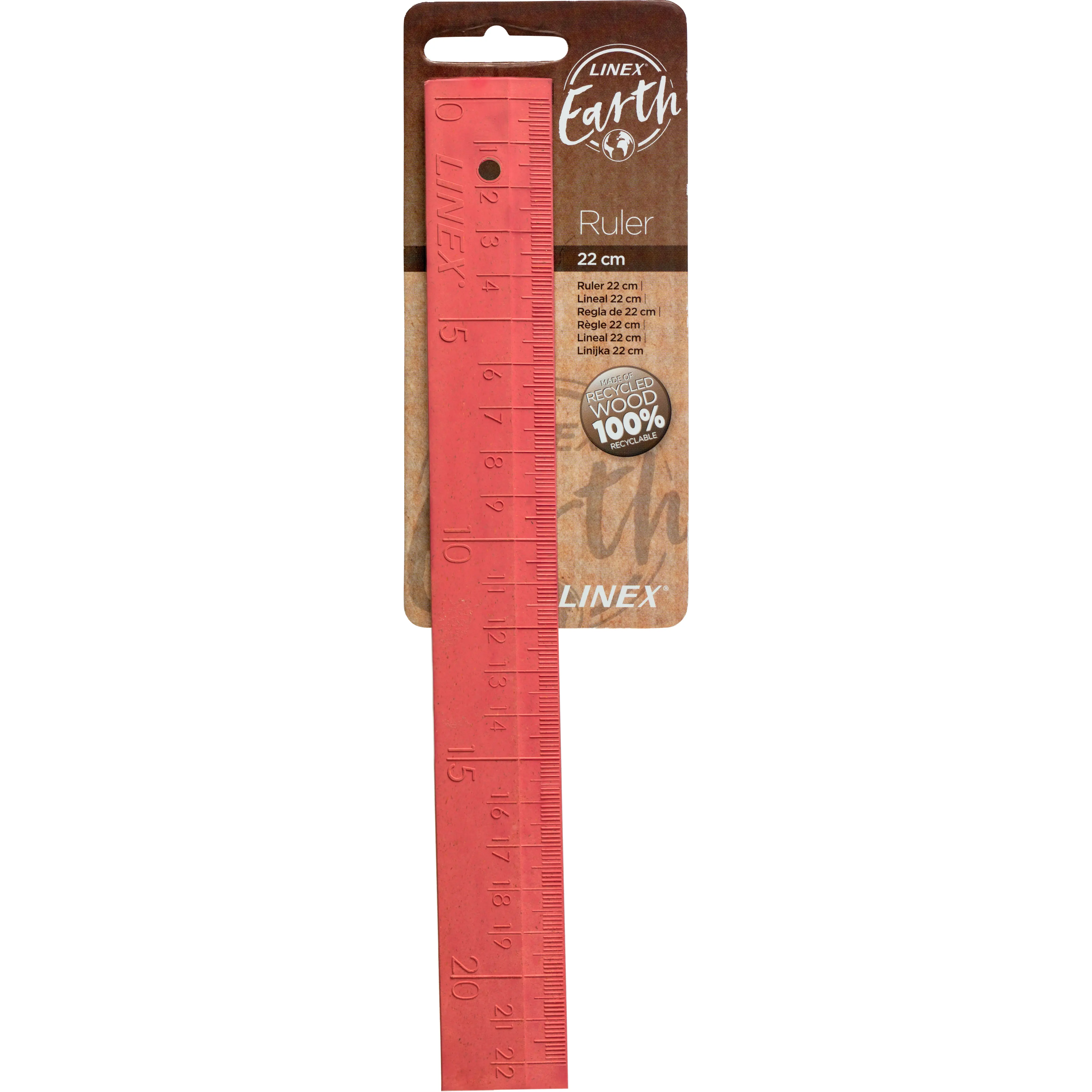 Lineal Linex earth pink - Køb billigt på Grafical.dk