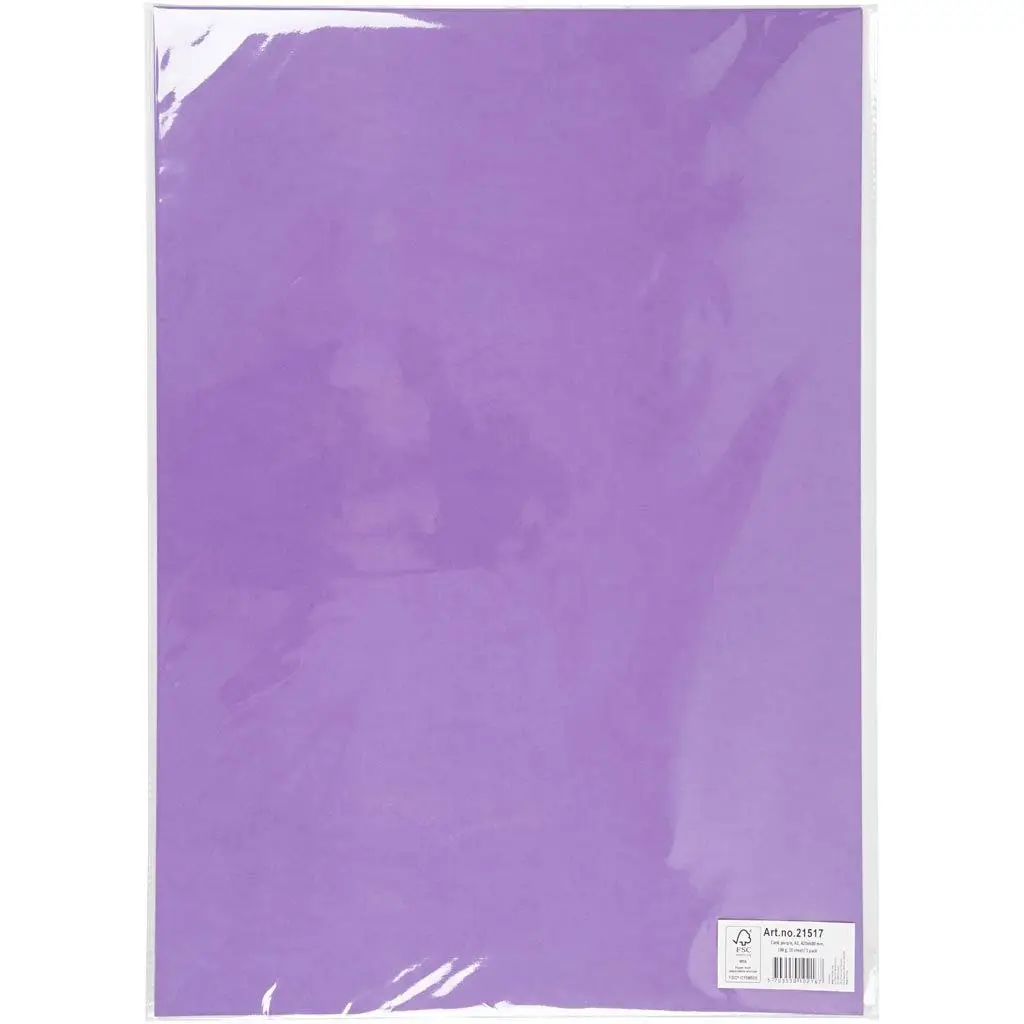 Karton, A2 420x600 mm, 180 g, purpur, 10ark - Køb billigt på Grafical.dk
