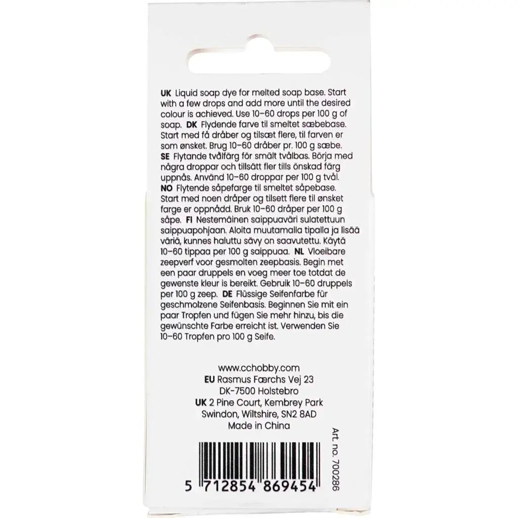 Sæbefarve | beige | 10 ml/ 1 fl. » Køb billigt på Grafical.dk