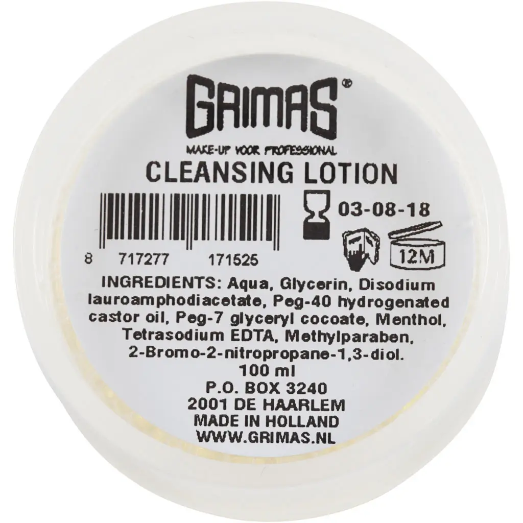 Ansigtsmaling Cleansing lotion - Grimas - 100 ml - Køb billigt på ...