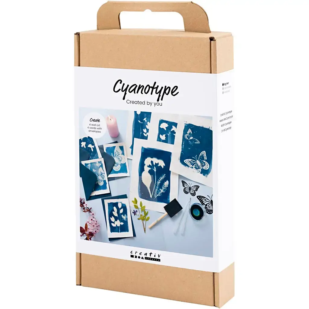 DIY Kit Cyanotypi, blå - 1 pk » Køb billigt på Grafical.dk