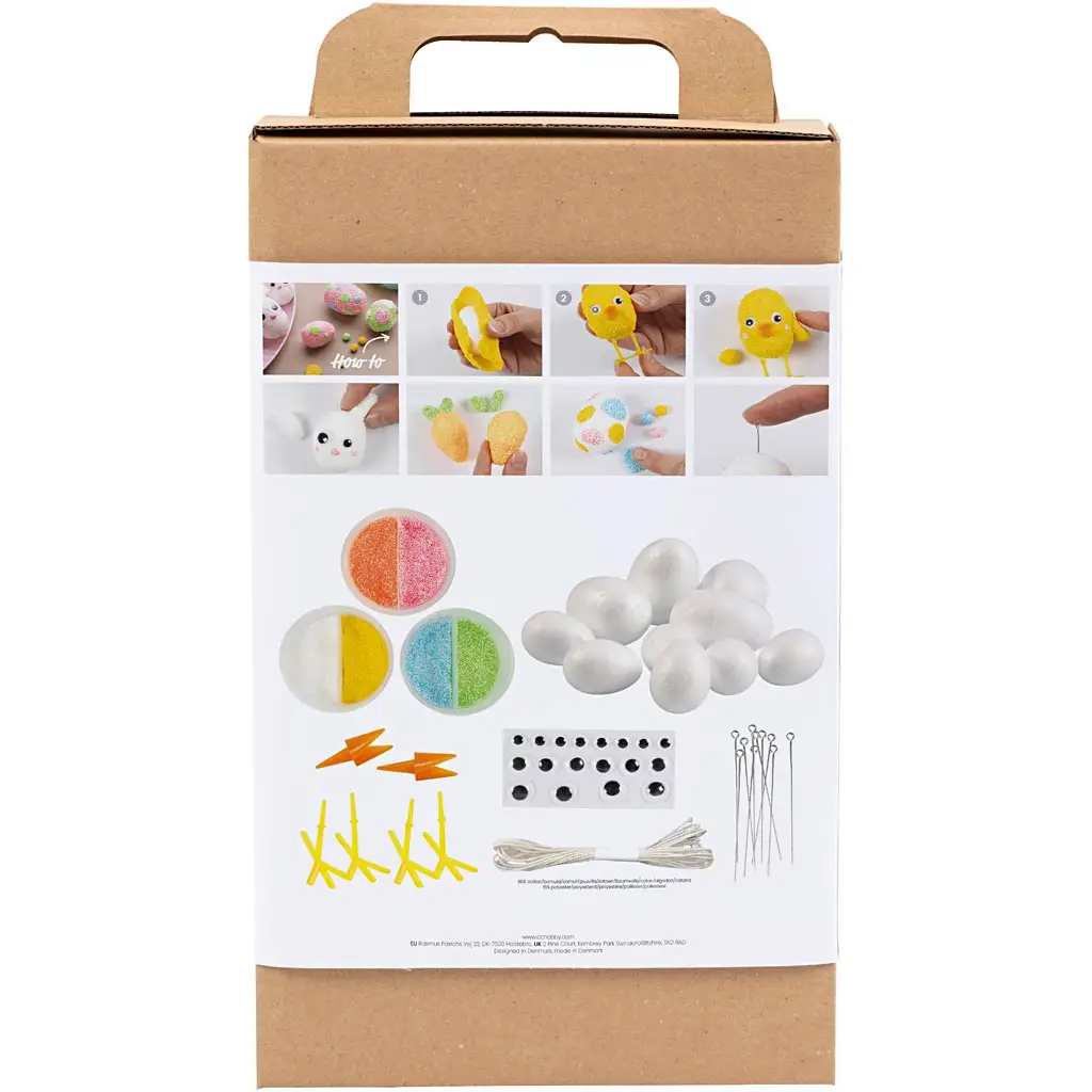 Kreakasse DIY Kit Modellering Påskefigurer - 1 pakke » Køb billigt på ...