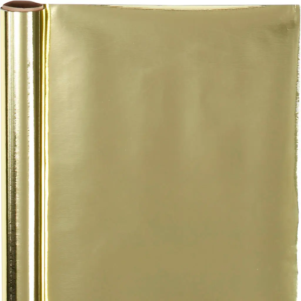 Gavepapir guld Bredde 50 cm, 65 gram - 4 meter - Køb billigt på Grafical.dk