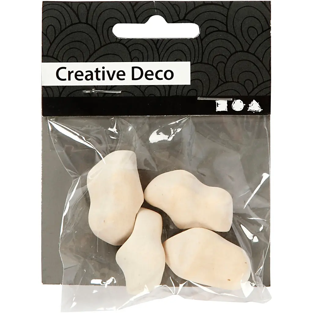 Hollandske træsko Længde 30 mm - 2 par - Køb billigt på Grafical.dk