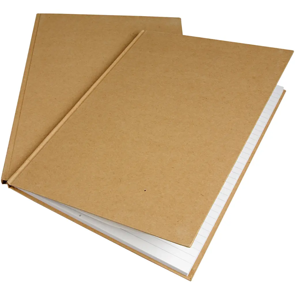 Kinabog A4 21 x 30 cm | brun - Køb billigt på Grafical.dk