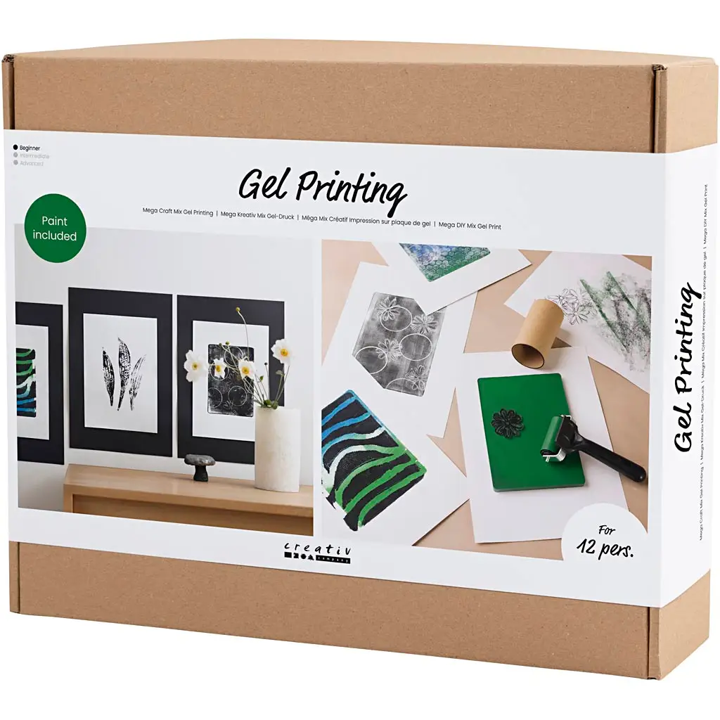 Mega DIY Mix Gel Print , Farvede prints » Køb billigt på Grafical.dk