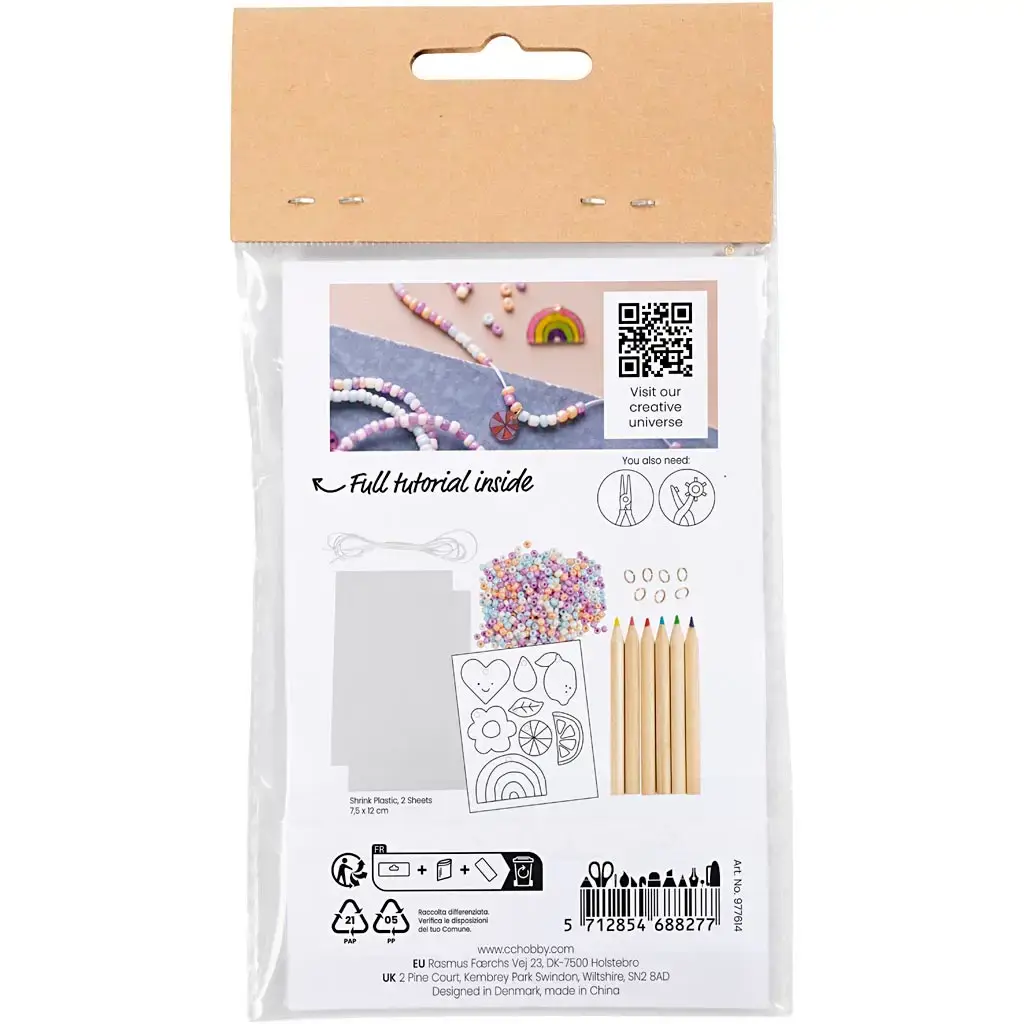 DIY Kit Mini Smykker Armbånd krympeplast » Køb billigt på Grafical.dk