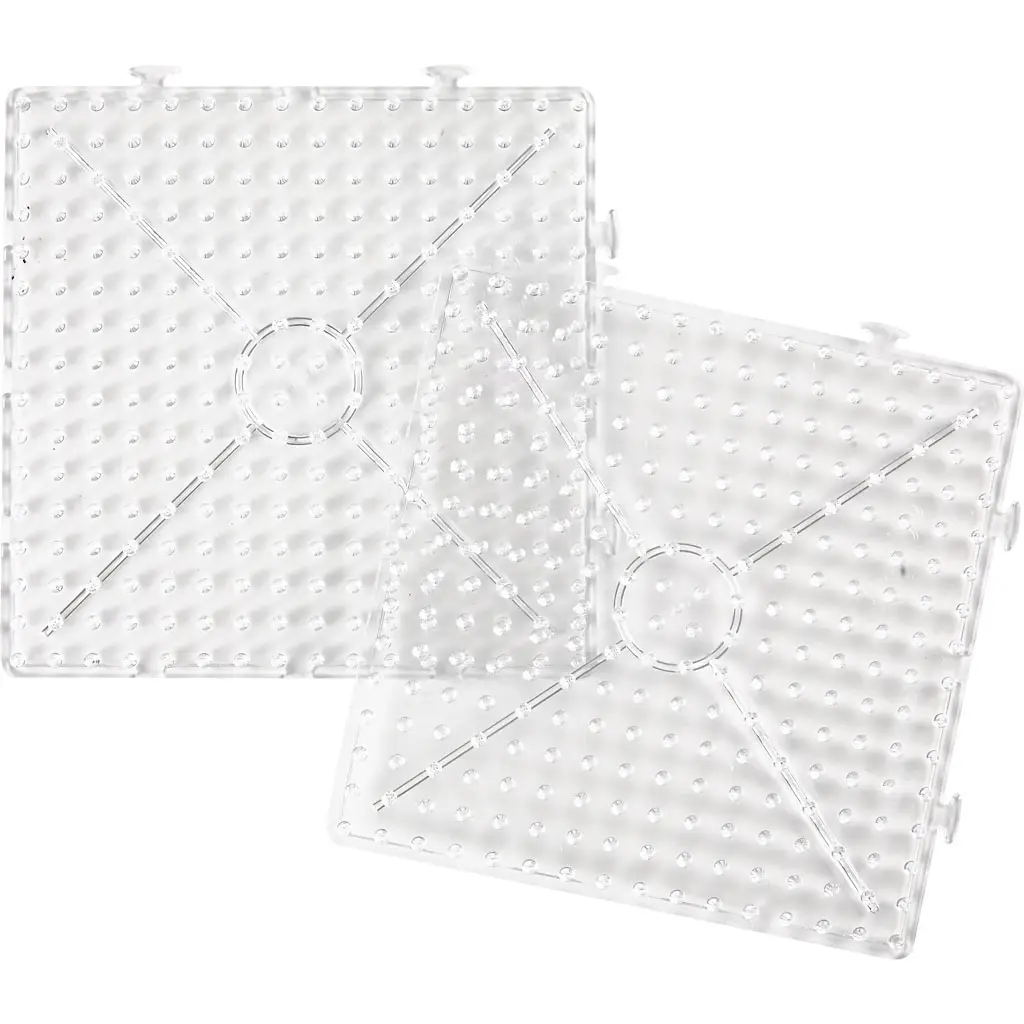 Perleplade jumbo perler str. 15 x 15 cm - stor samlekvadrat - Køb ...