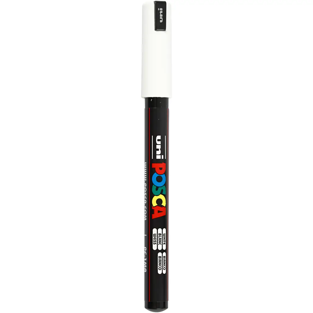 Posca tus White PC-1MR - Extra-fine stregtykkelse: 0,7 mm - Køb billigt ...