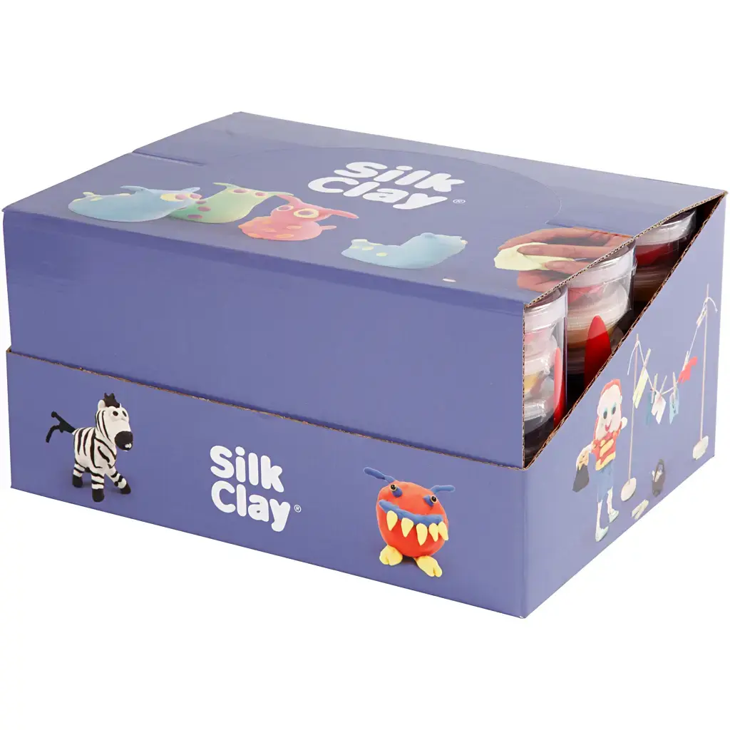 Silk Clay® , 12sæt - Køb billigt på Grafical.dk
