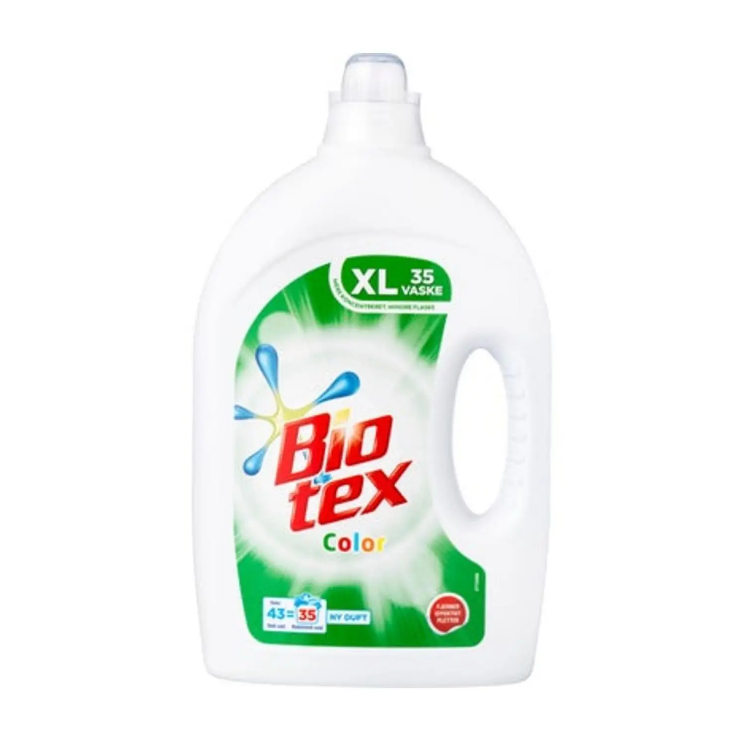 Tøjvask Flydende Bio-tex Color med Parfume uden Blegemiddel/Optisk ...