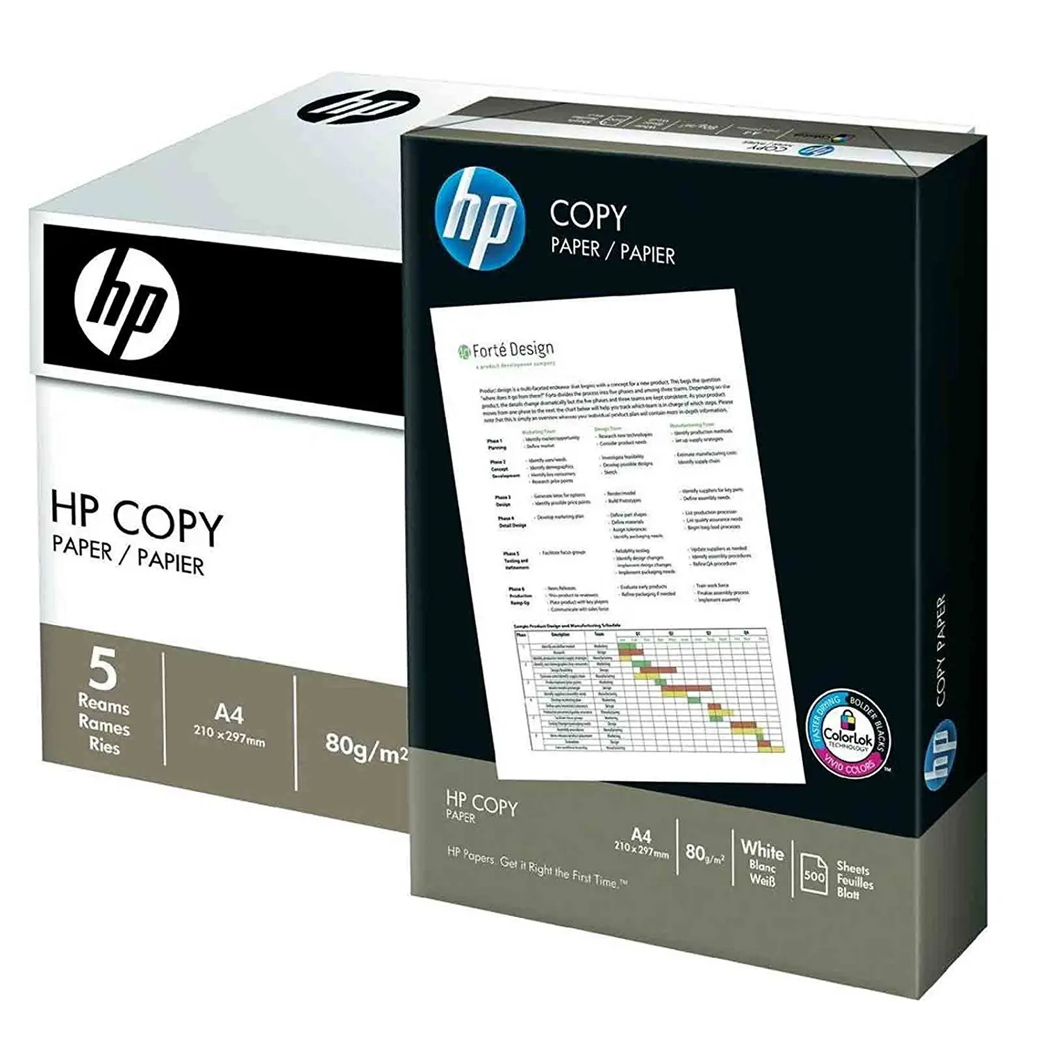 Kopipapir A4 - HP 80 gram - 500 ark - Køb billigt på Grafical.dk