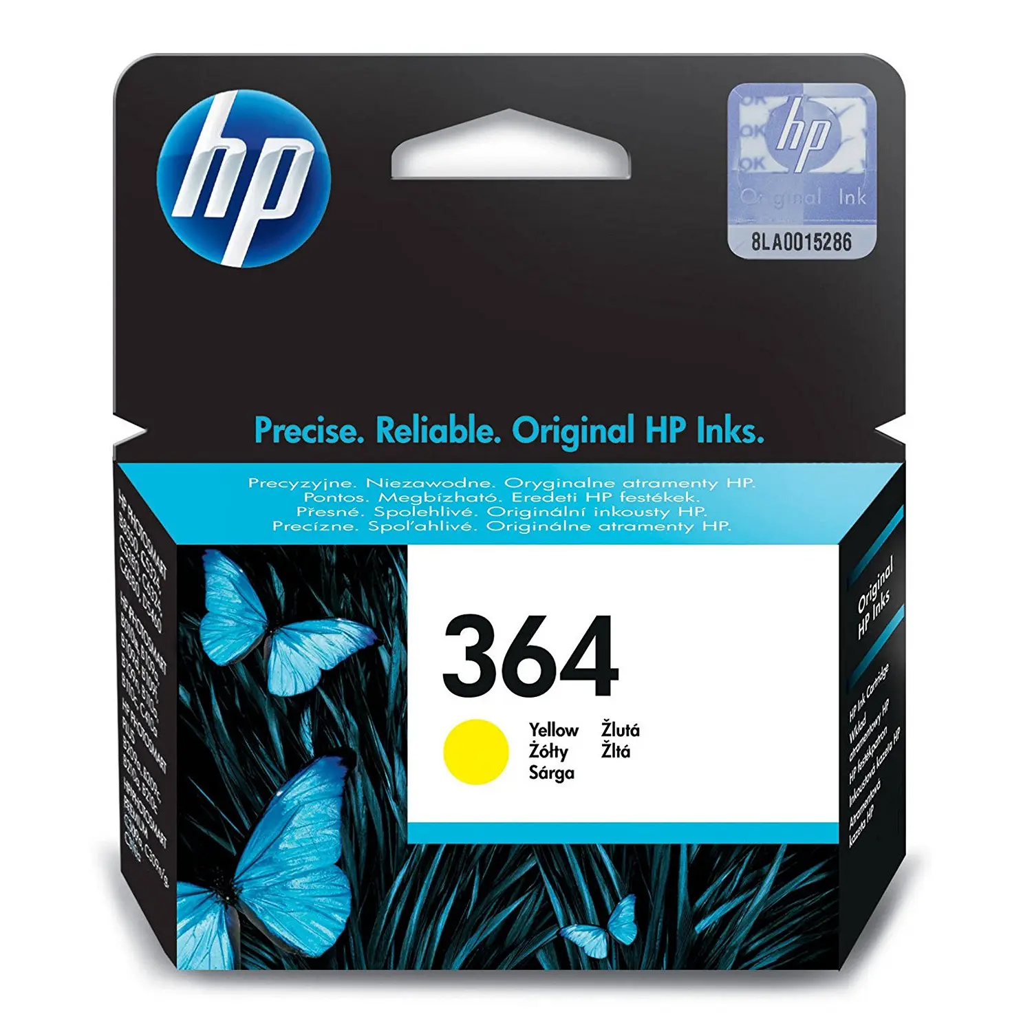 HP 364, Blækpatron, Gul, 300 sider - Køb billigt på Grafical.dk