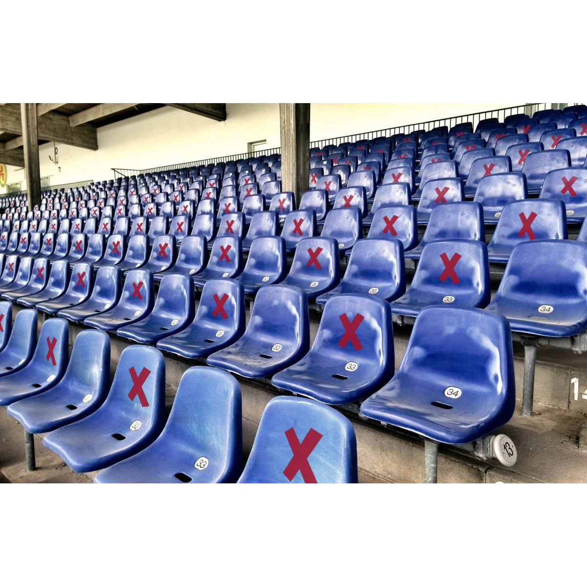 Afspærringssymbol kryds rød aftagelig 135x0,02x193mm 5 stk - Køb ...