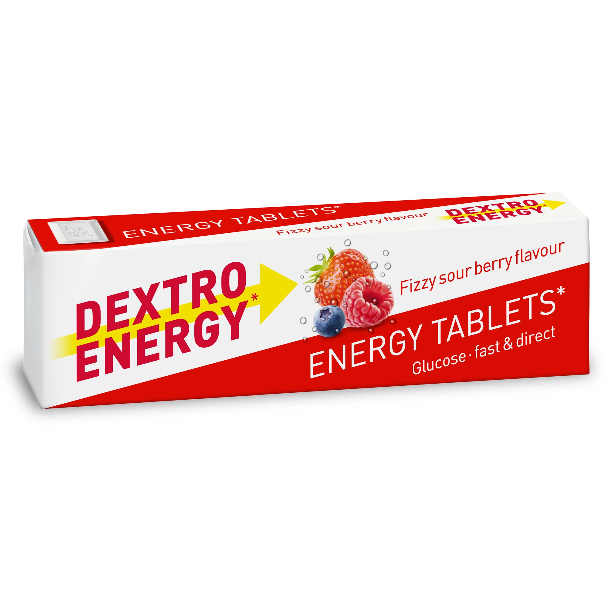 Dextro Energy Sour Berry | Druesukker - 14 tabletter | mitliv.dk