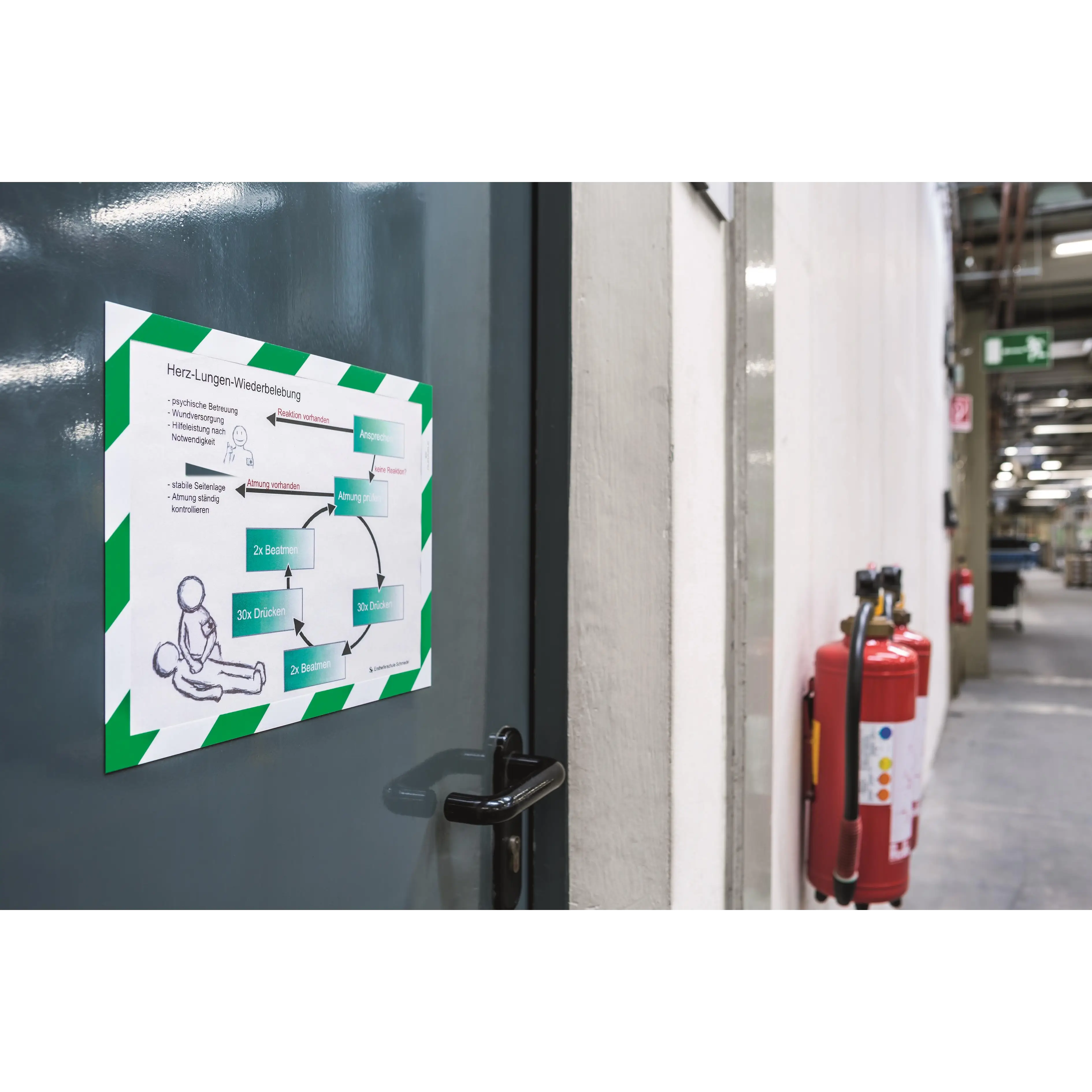 Skifteramme Duraframe Magnetic A4 grøn/hvid 5stk/pak - Køb billigt på ...