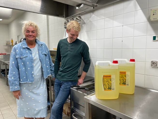 Andreas vil køre på brugt fritureolie Andreas vil køre på brugt fritureolie