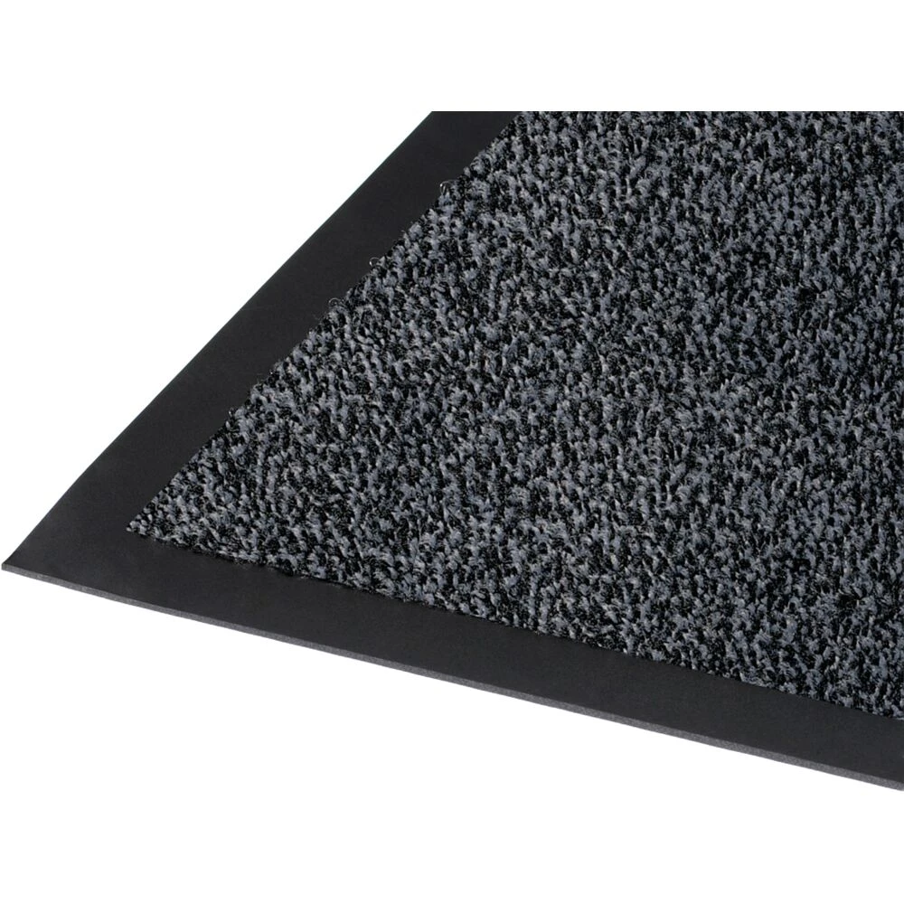 Tekstilmåtte Vileda T-Mat Flex 1500x900mm grå med bagside og kanter - Køb billigt på Grafical.dk