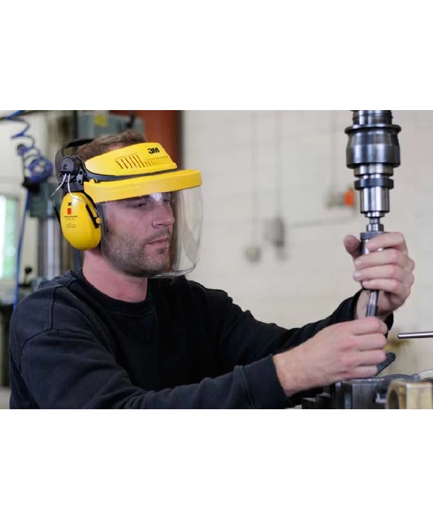 3M G500V5FH pandeskjold m/ visir og høreværn