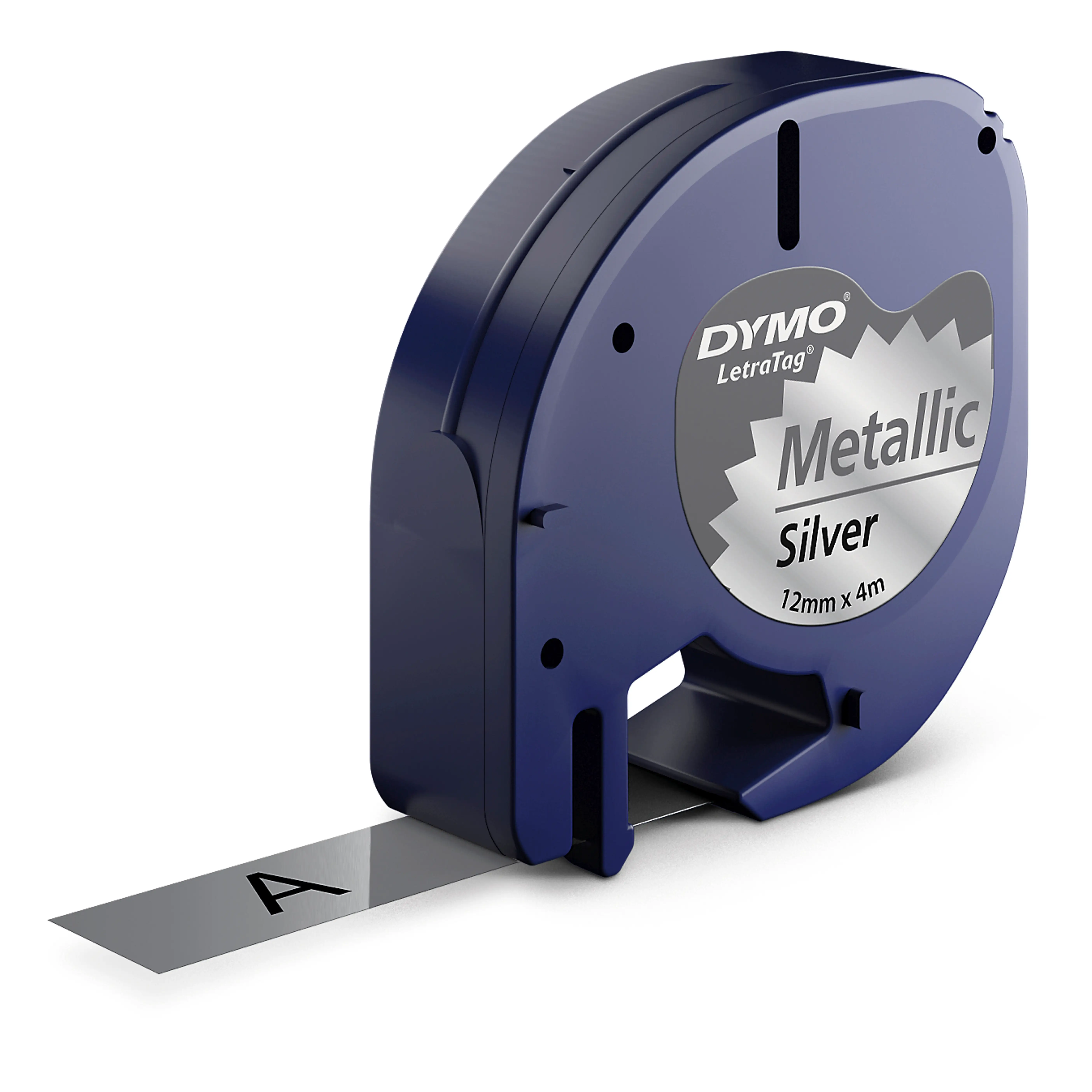 Dymo LetraTag Tape 12mmx4m metalsølv metaltape - LANG LEVERING - Køb ...