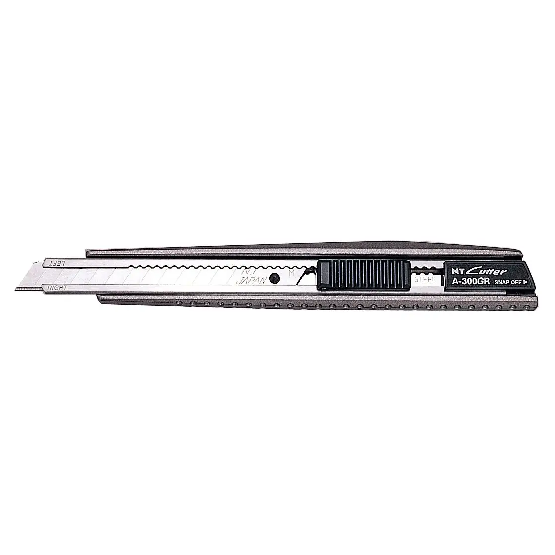 Hobbykniv - NT Cutter model A-300GR - Aluminium med Grip og Auto-Lock ...