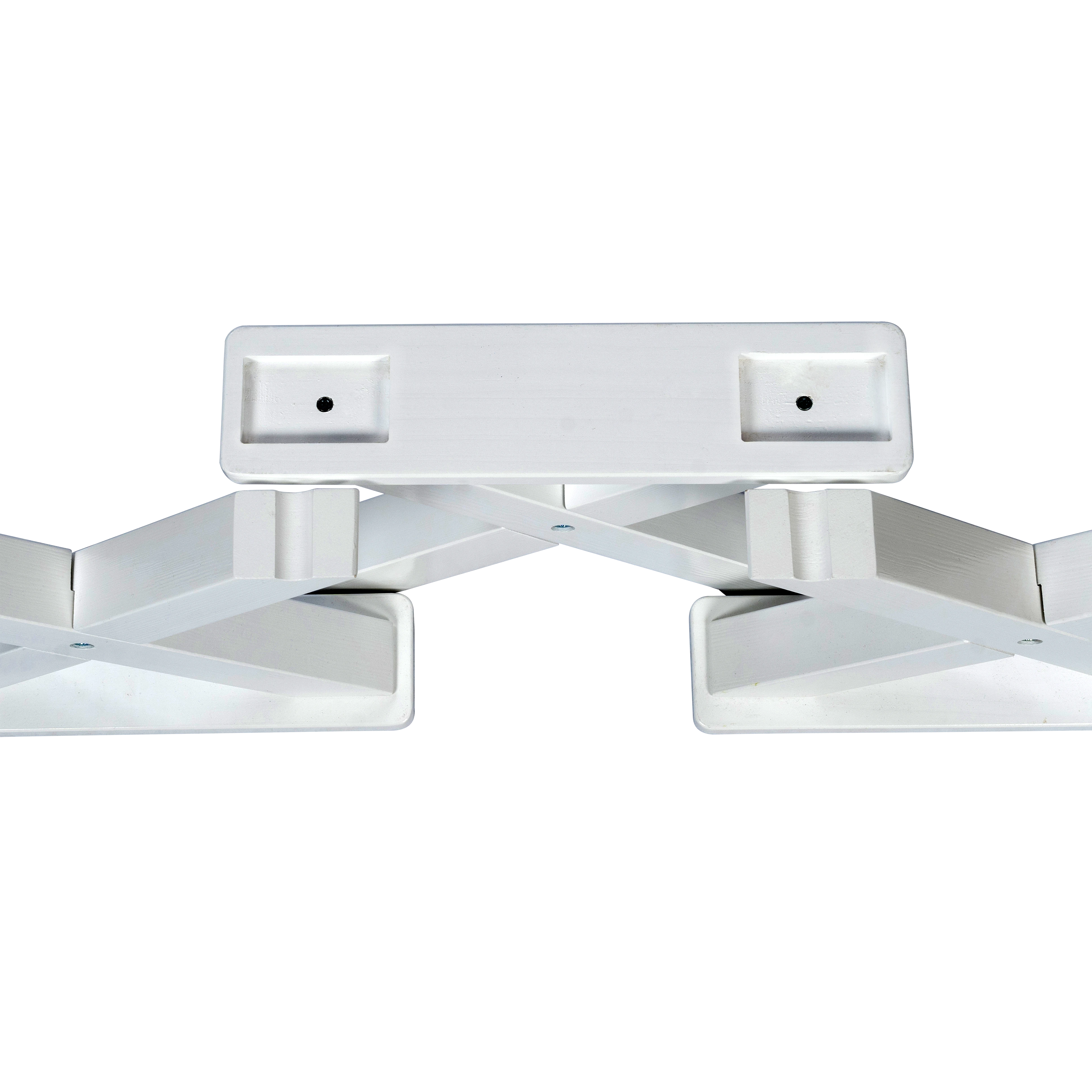 Cavaletti Jump for Hobby Horses with green and white rails